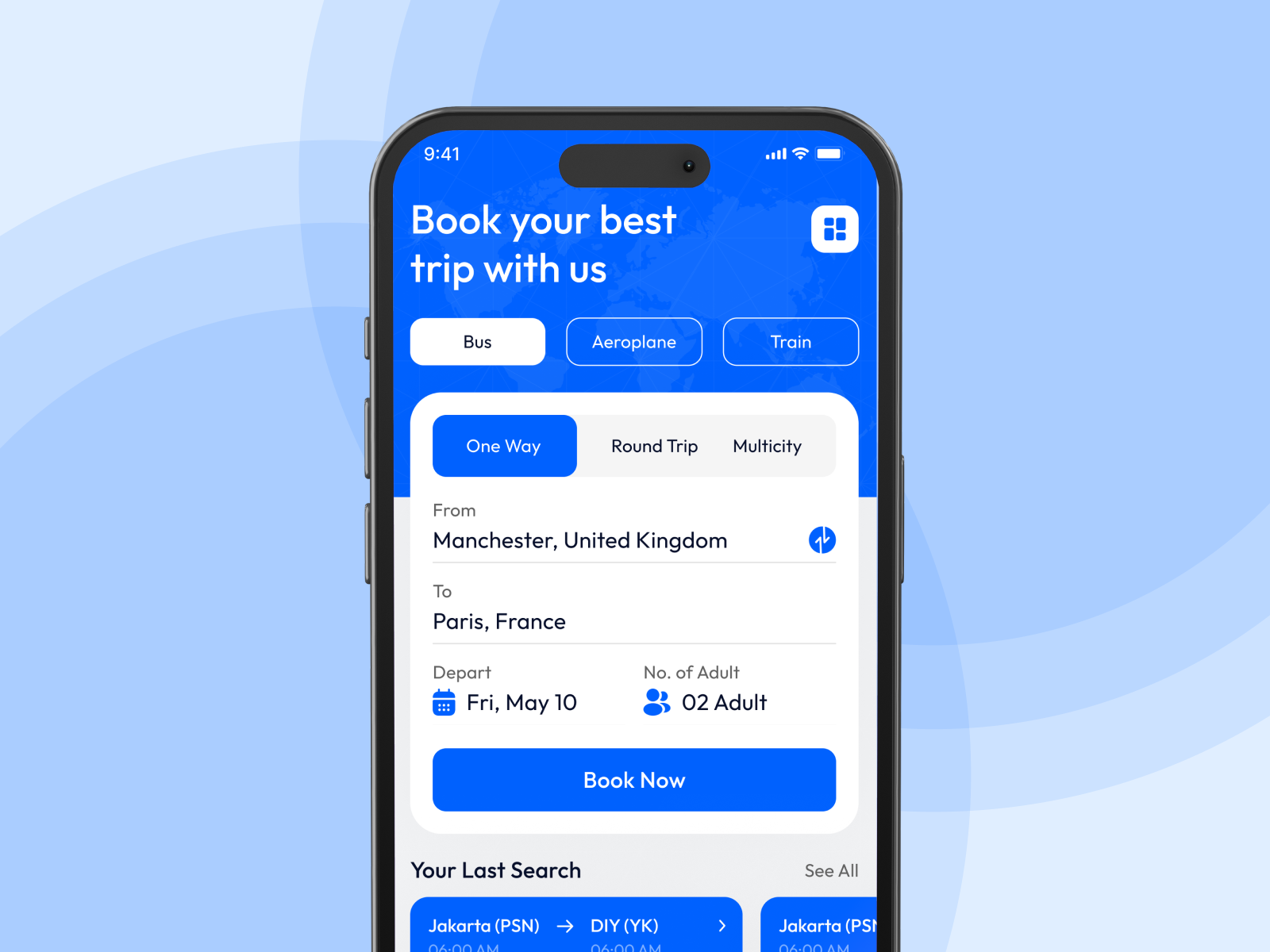 Bus Ticket Booking App UI Design by Excellent Webworld on Dribbble