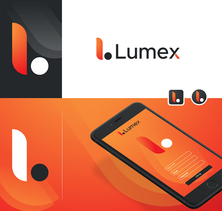 Lumex logo by Kashif Mahmood on Dribbble