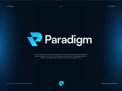 Paradigm – Abstract Logo Design for Software by Phenomenon Labs for ...