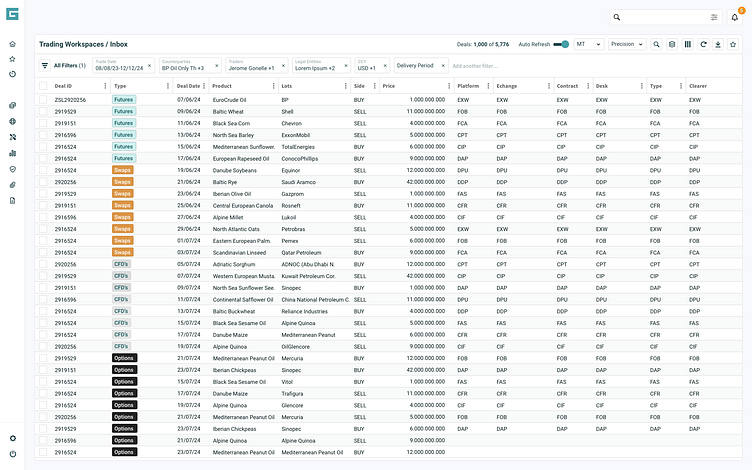 Data grid dynamic filters by justinteractive on Dribbble