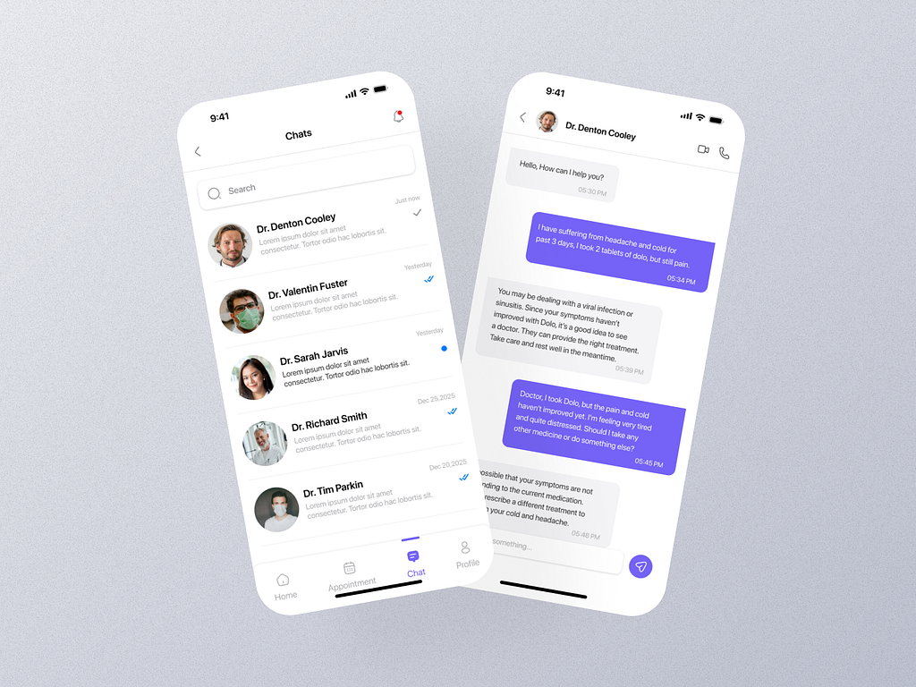 Chat Mobile App Ui by UI Ants on Dribbble