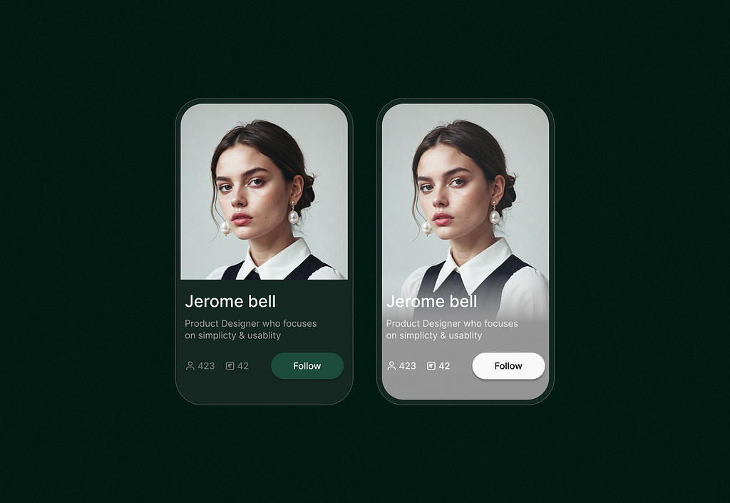 Profile Card by Zawad Shahriar on Dribbble