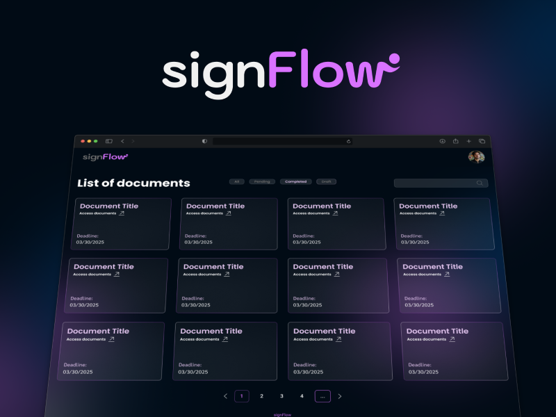 Sign Flow by Abdalla Jow on Dribbble