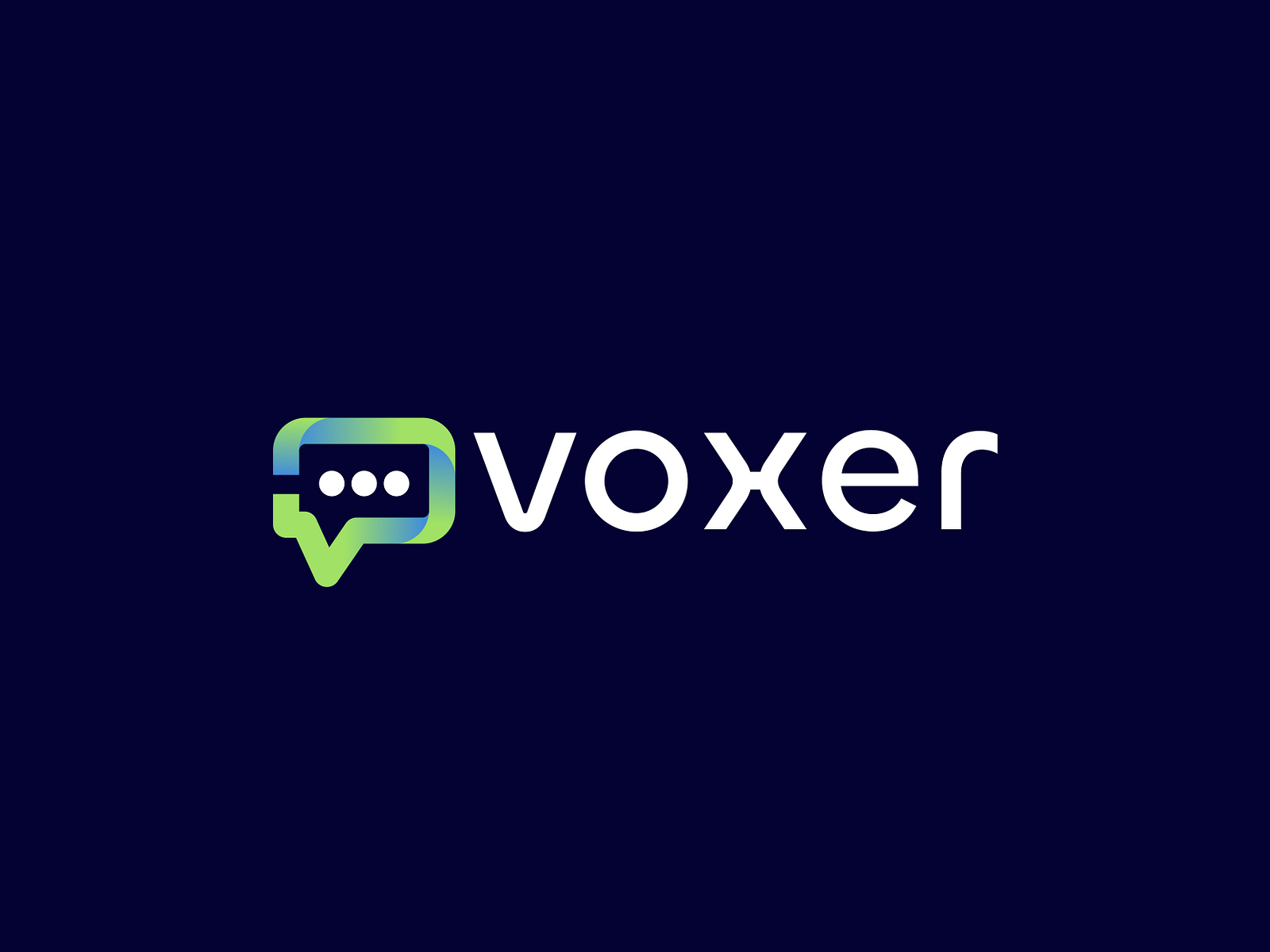 Voxer Sleek and Modern Messaging Logo Design by Logoriya on Dribbble