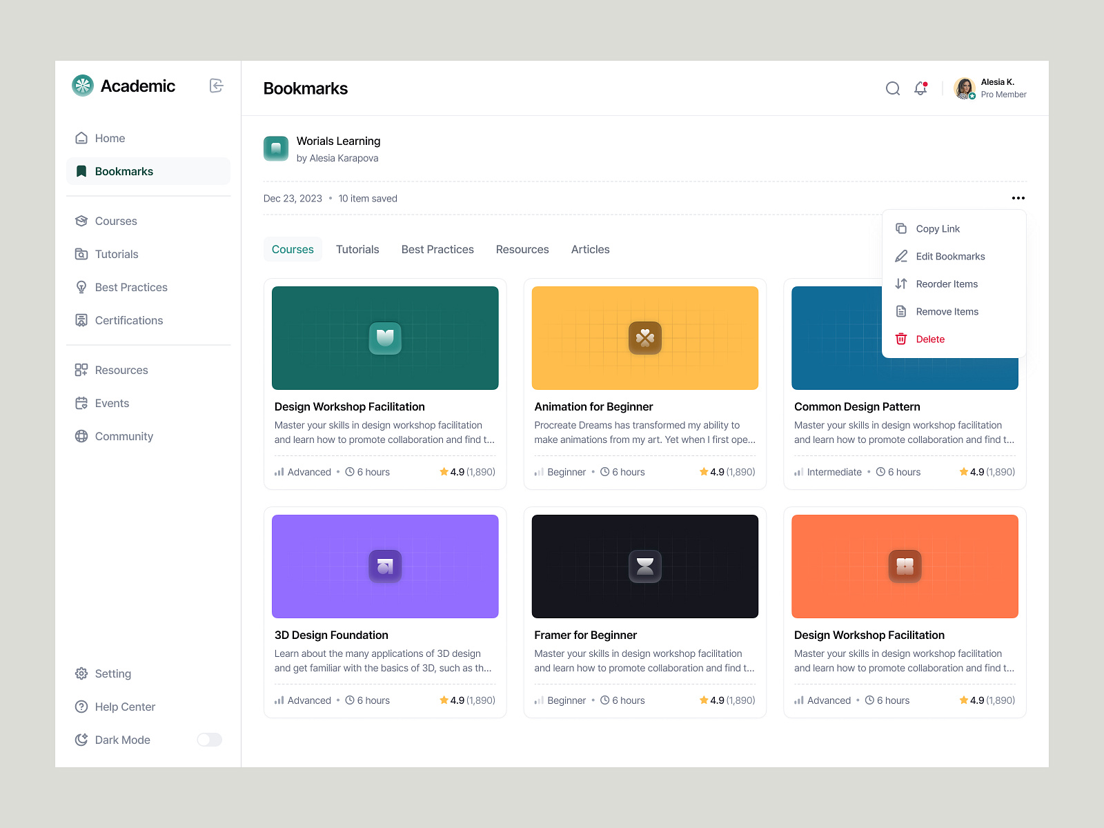 Academic - Edutech Platform by Unpixel UI/UX for Unpixel Design on Dribbble