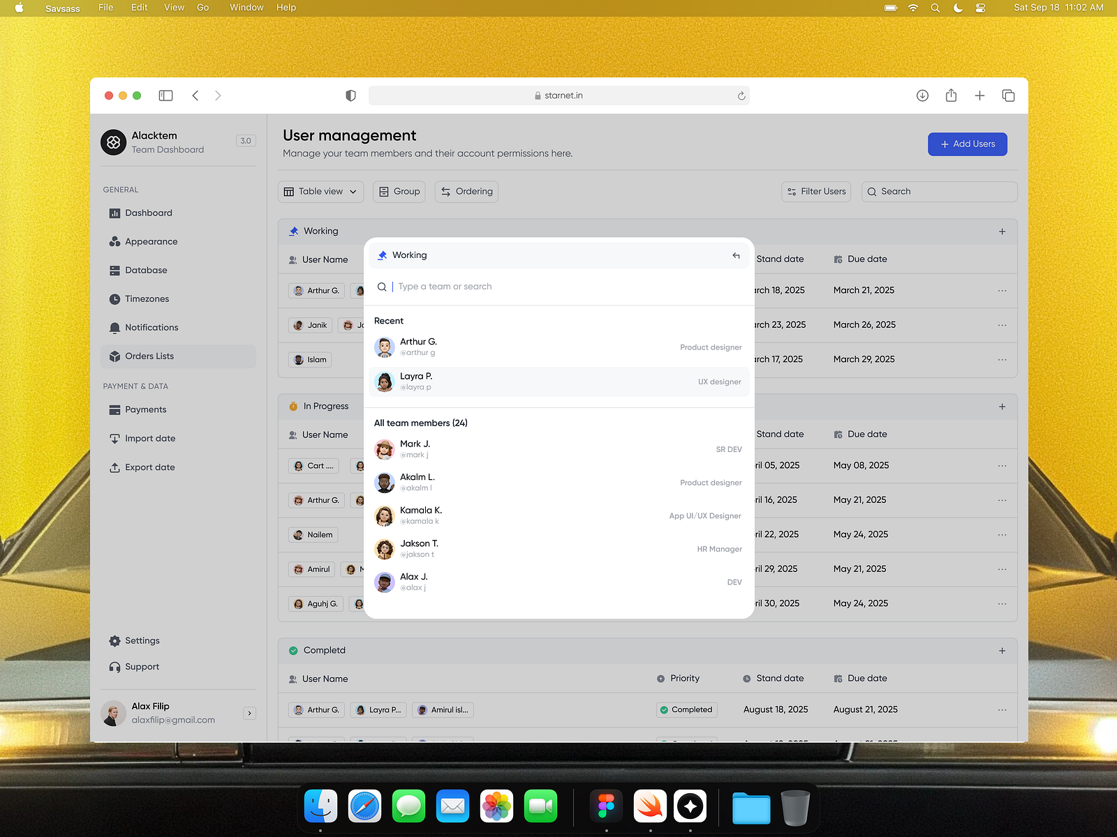 User management UI by Simply Craft Studio on Dribbble