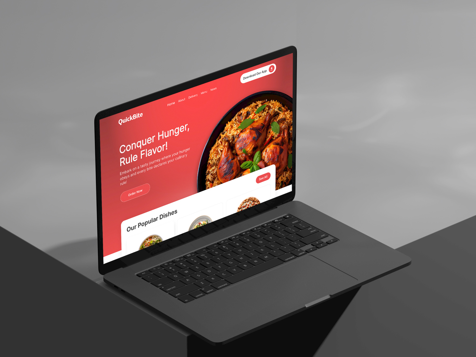 Food Delivery Business Website - Website UI Design Concept by Asiq M ...