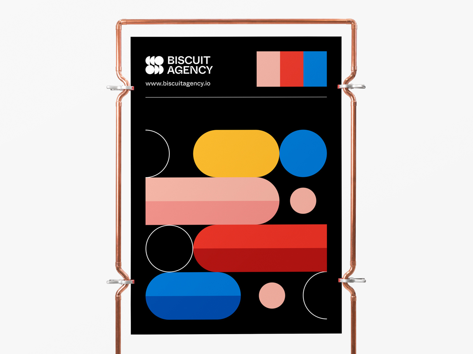 Biscuit Agency posters by Mr.Mockup™ on Dribbble