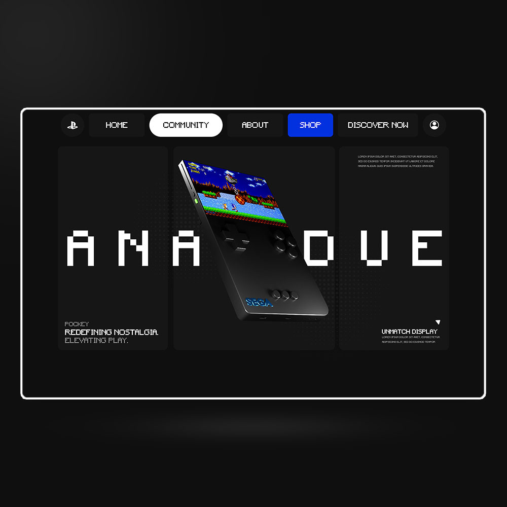 R36 Video Game Store Website Design by Dxdesignz on Dribbble