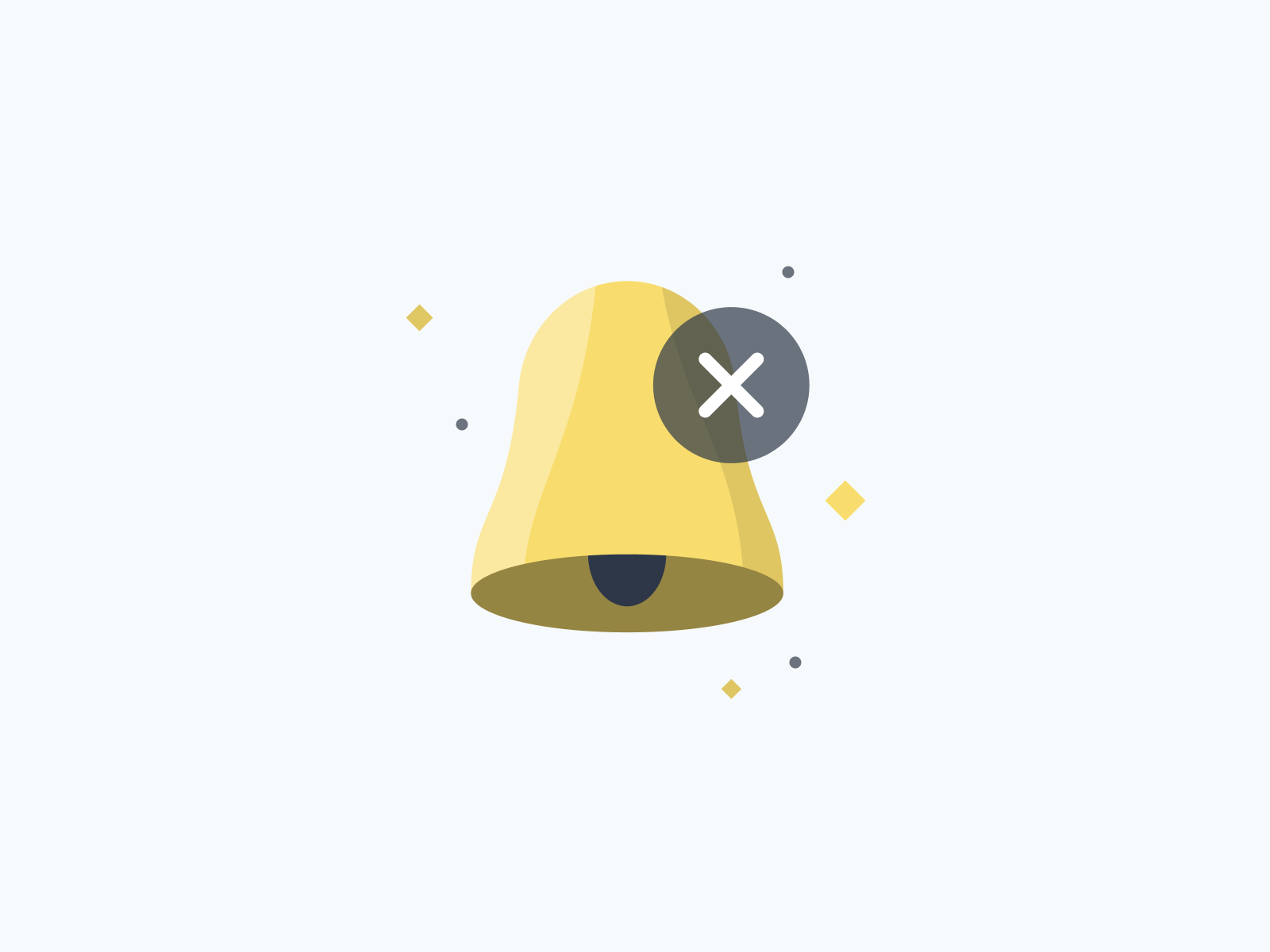 Notifications Bell Empty state by Ryan Shumway on Dribbble