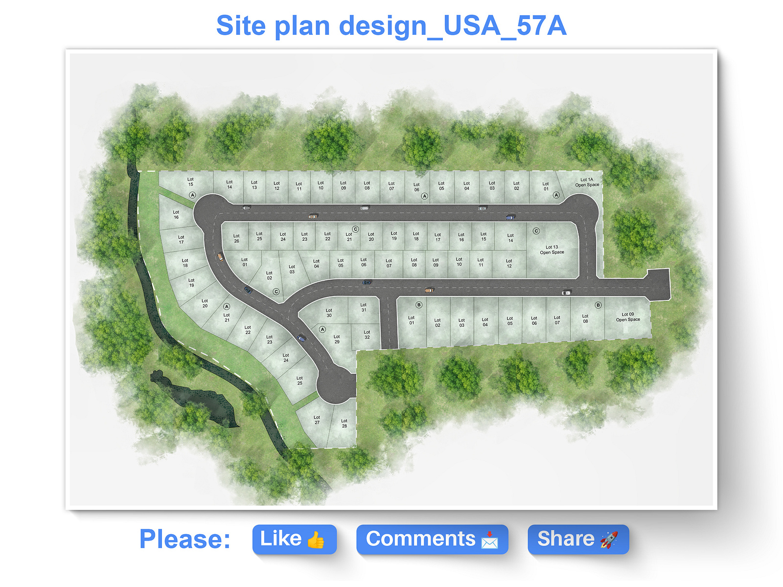 Master-Planned Residential Community Layout – Site Plan USA by ...