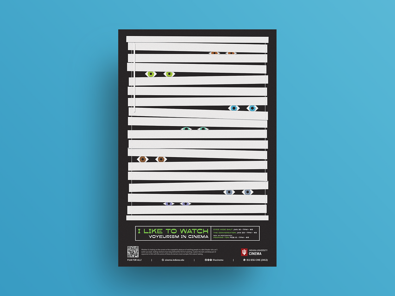 I Like To Watch film series posters by Kyle Calvert on Dribbble
