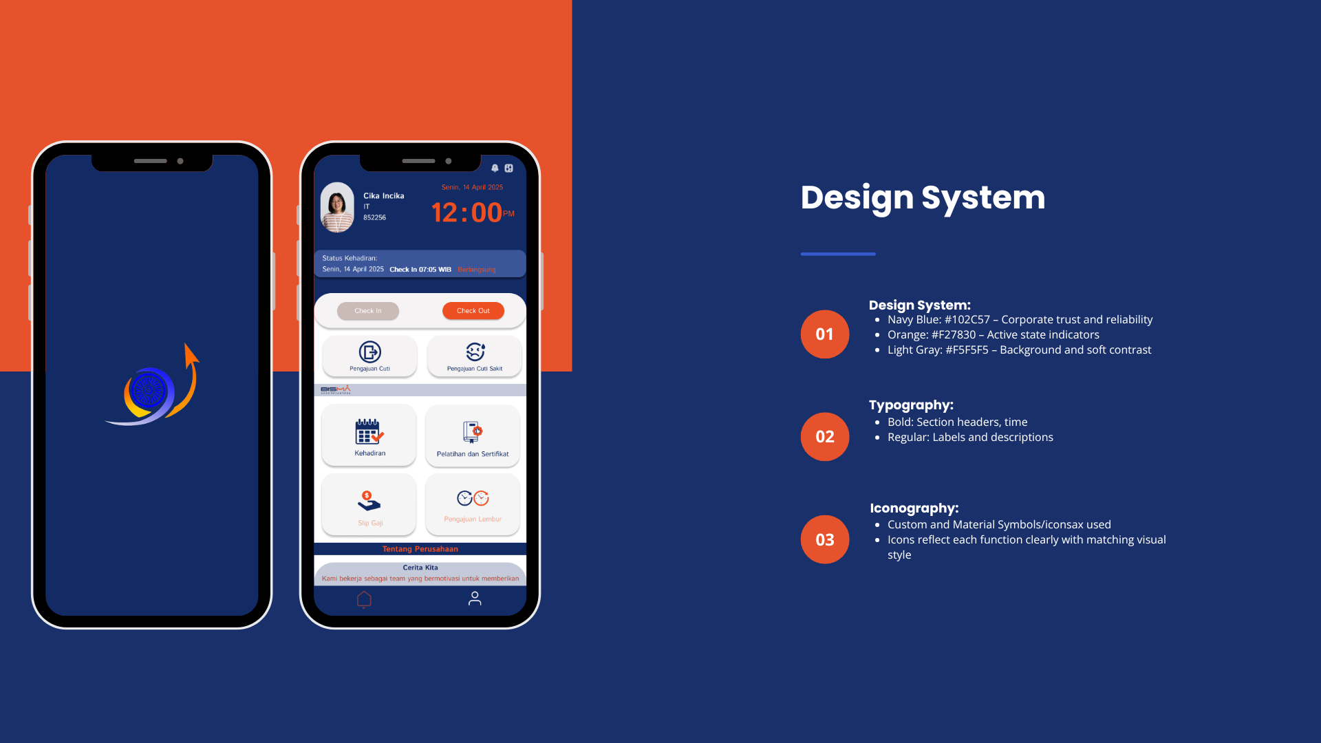 UI BISMA Mobile App – Attendance & HRIS System by Dinda Sumiati on Dribbble