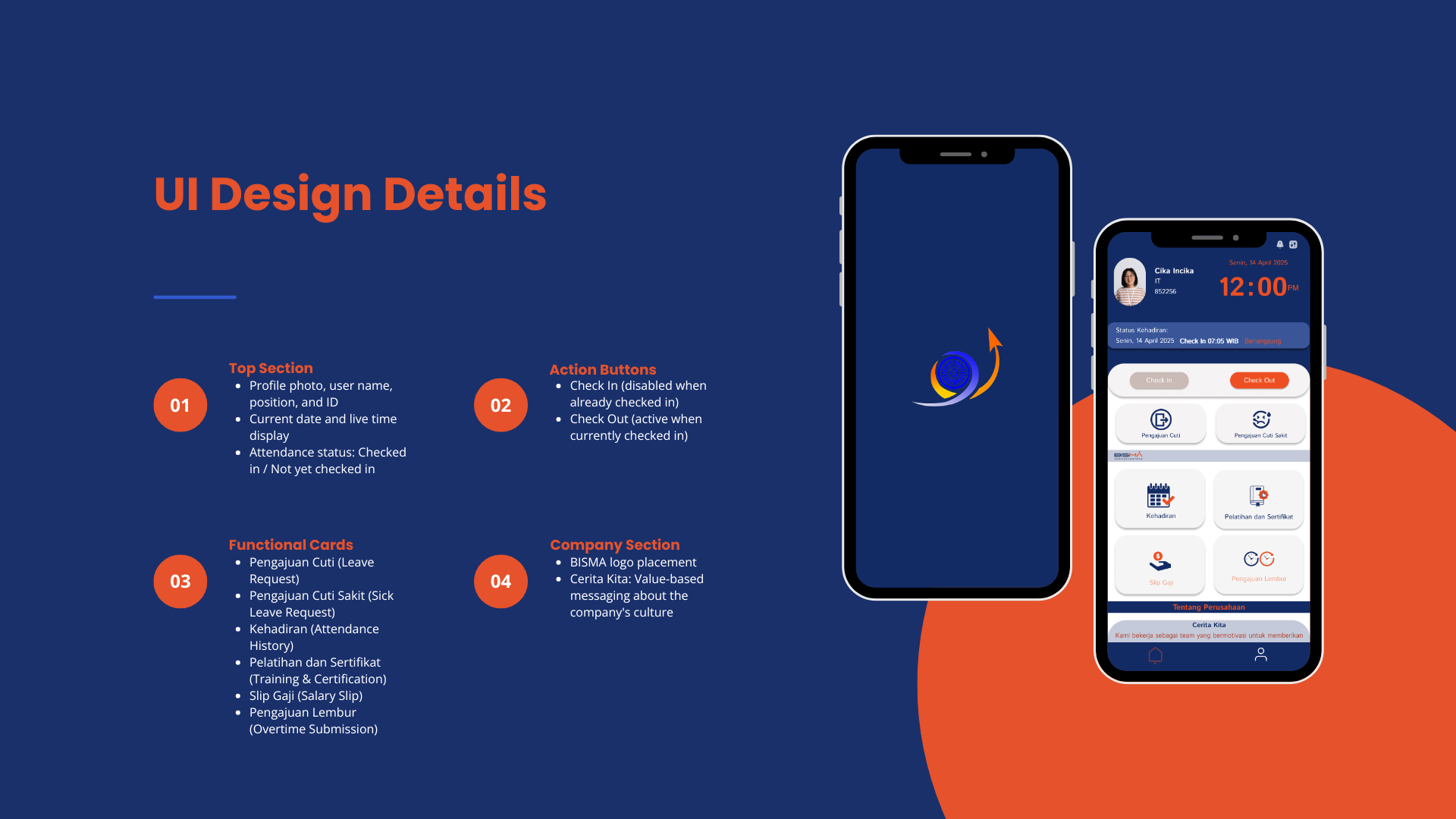 UI BISMA Mobile App – Attendance & HRIS System by Dinda Sumiati on Dribbble