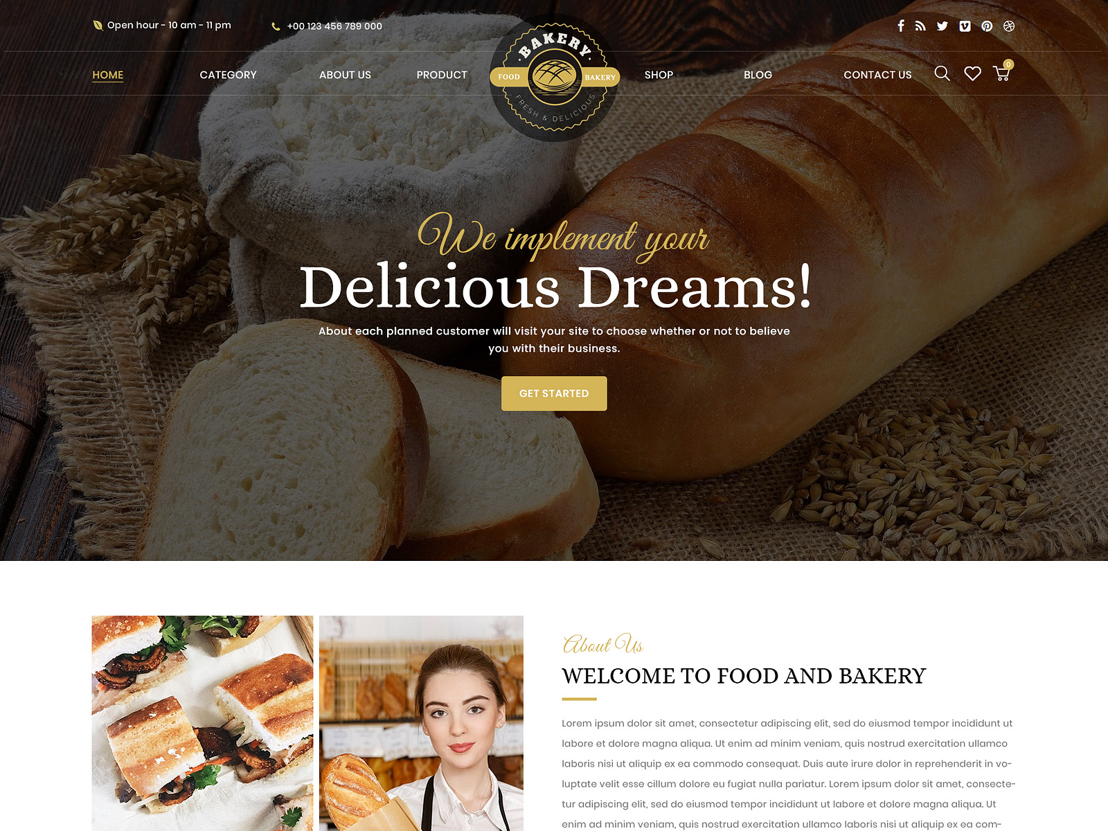 🍞 Bakery Bliss – Sweet & Fresh Website UI for Artisan Bakeries by Showy Design on Dribbble