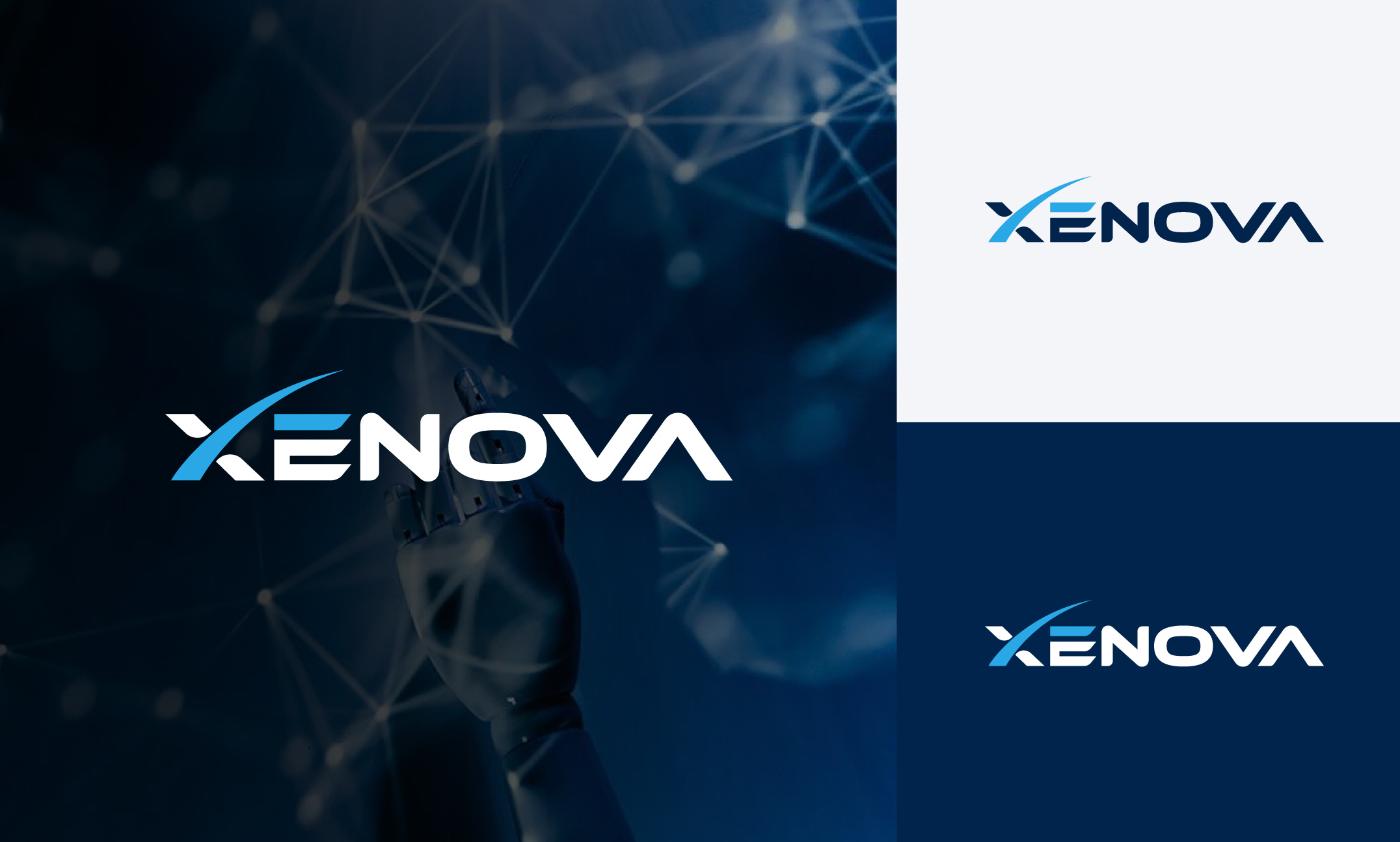 Xenova - logo design by Imran Khan on Dribbble