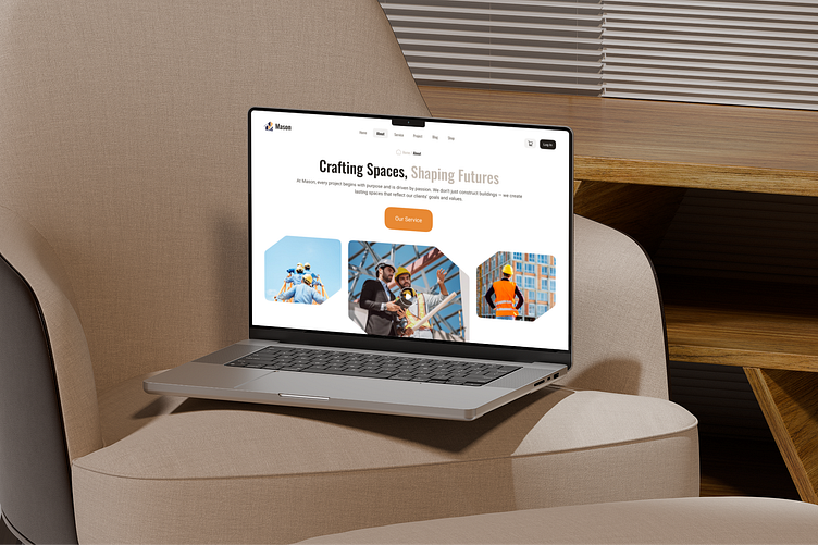 Construction Website Design – About Us Page by ilias miah for Opndoo ...