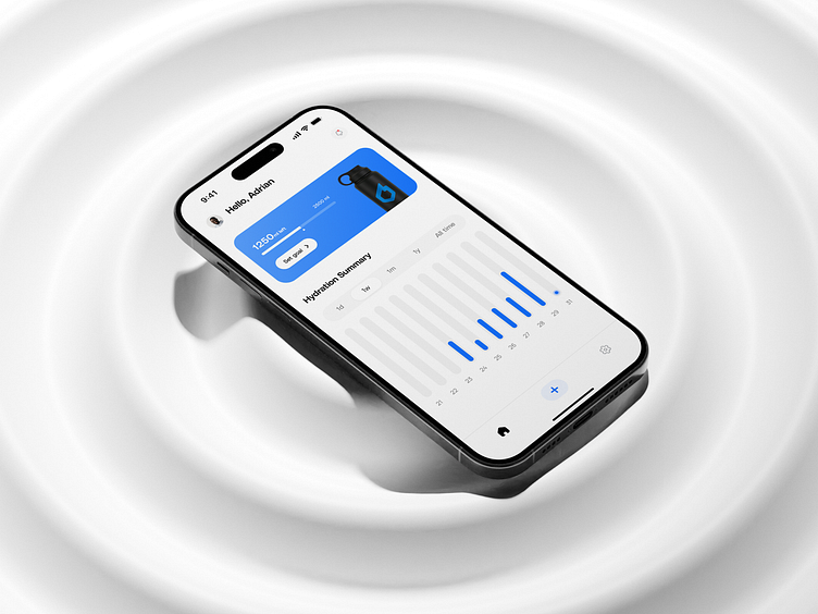 Flowbit - Hydration Tracker App by Robin Joseph on Dribbble