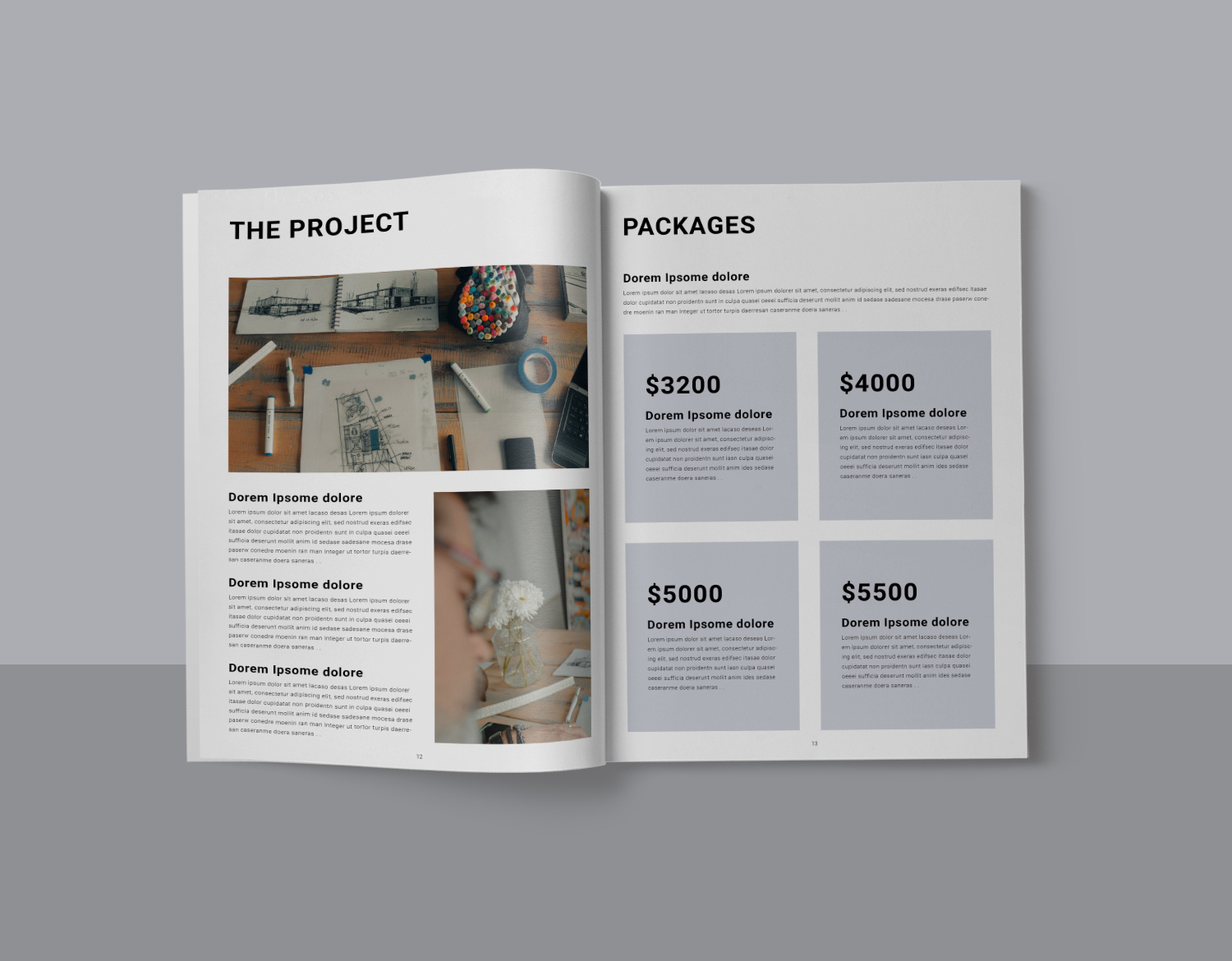 Proposal Template by Ziyandia54 on Dribbble