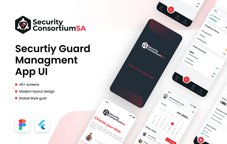 Security Consortium App UI Design by Md Merajul Islam on Dribbble