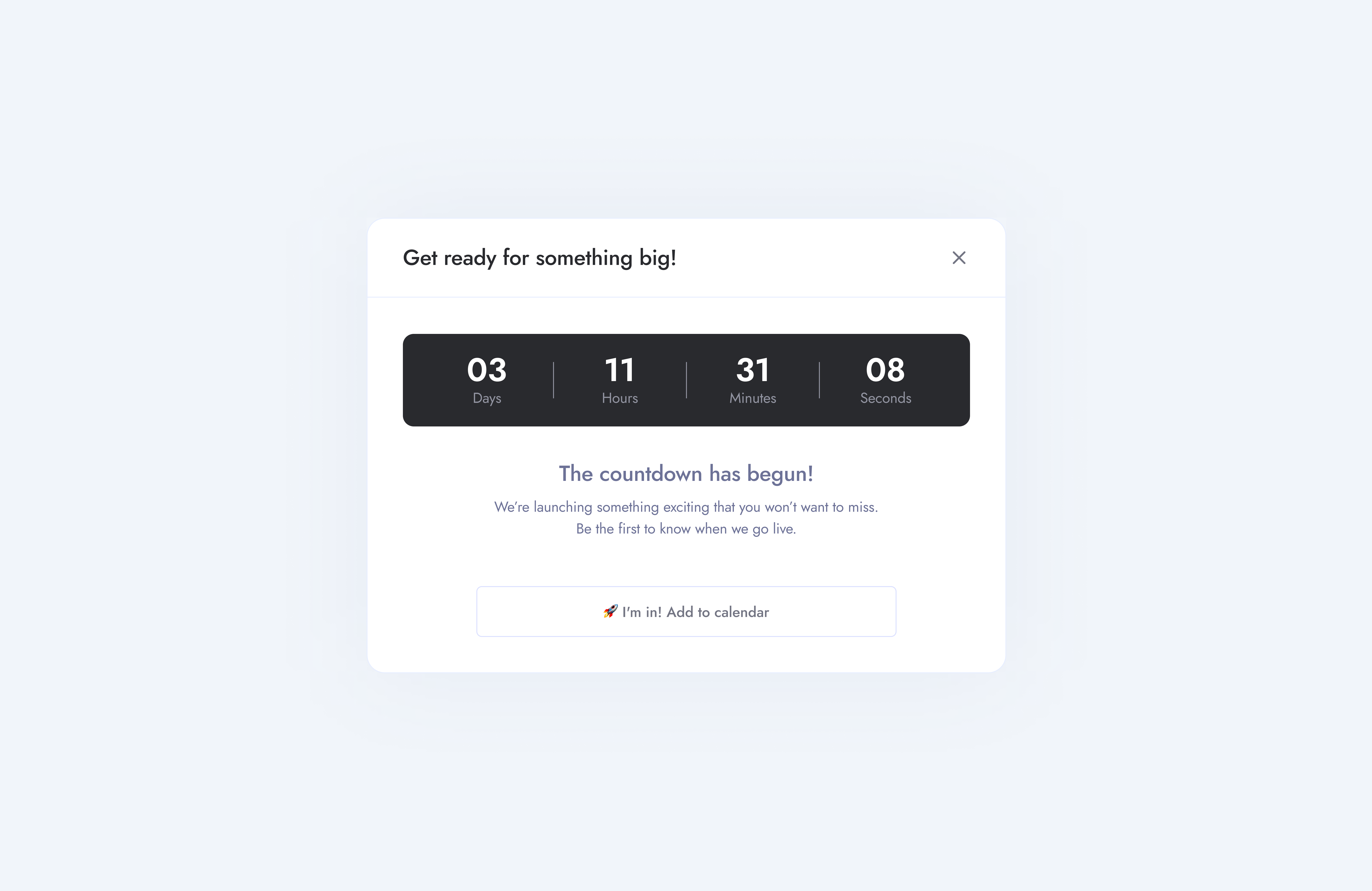 Browse thousands of Countdown Timer UI images for design inspiration | Dribbble