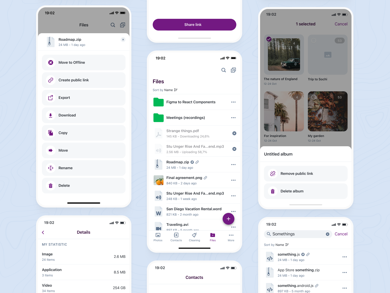 Cloudike — Personal Cloud App (B2B White-Label Solution) by Stetsenko Igor on Dribbble