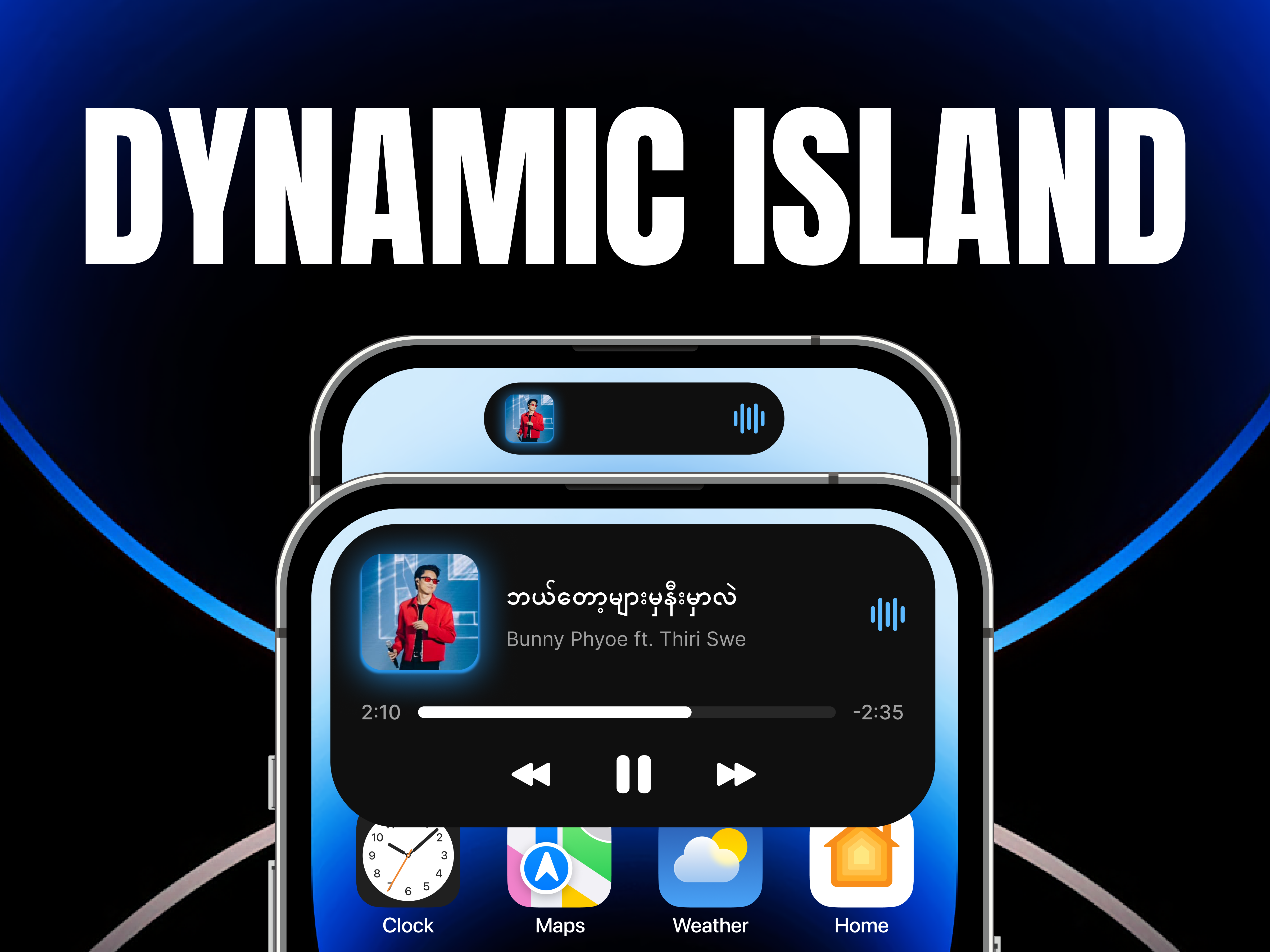 Music Player - Dynamic Island Animation by Than Naung on Dribbble