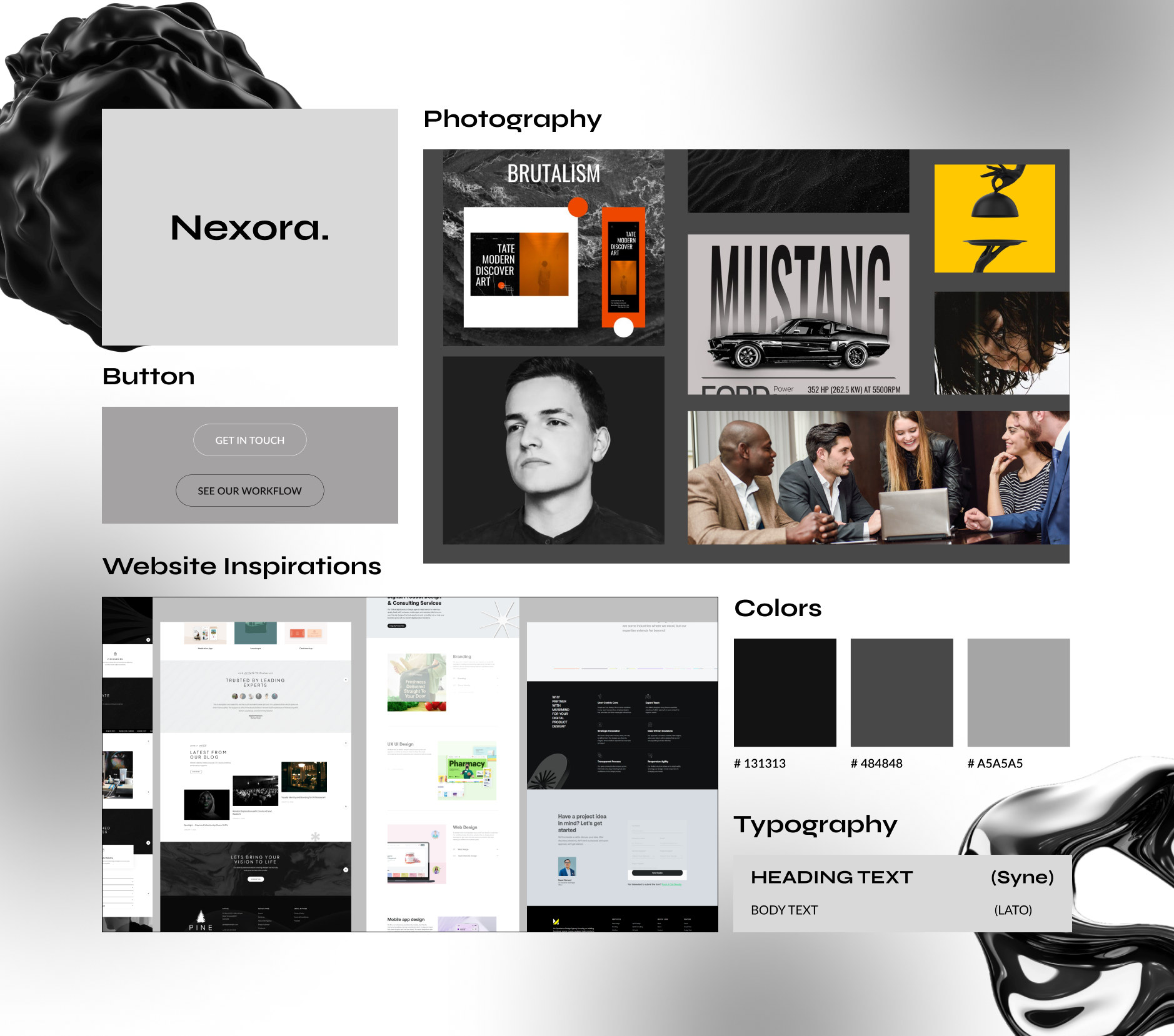 🚀 Nexora — Digital Agency Moodboard by Shanta Akter Mitu on Dribbble