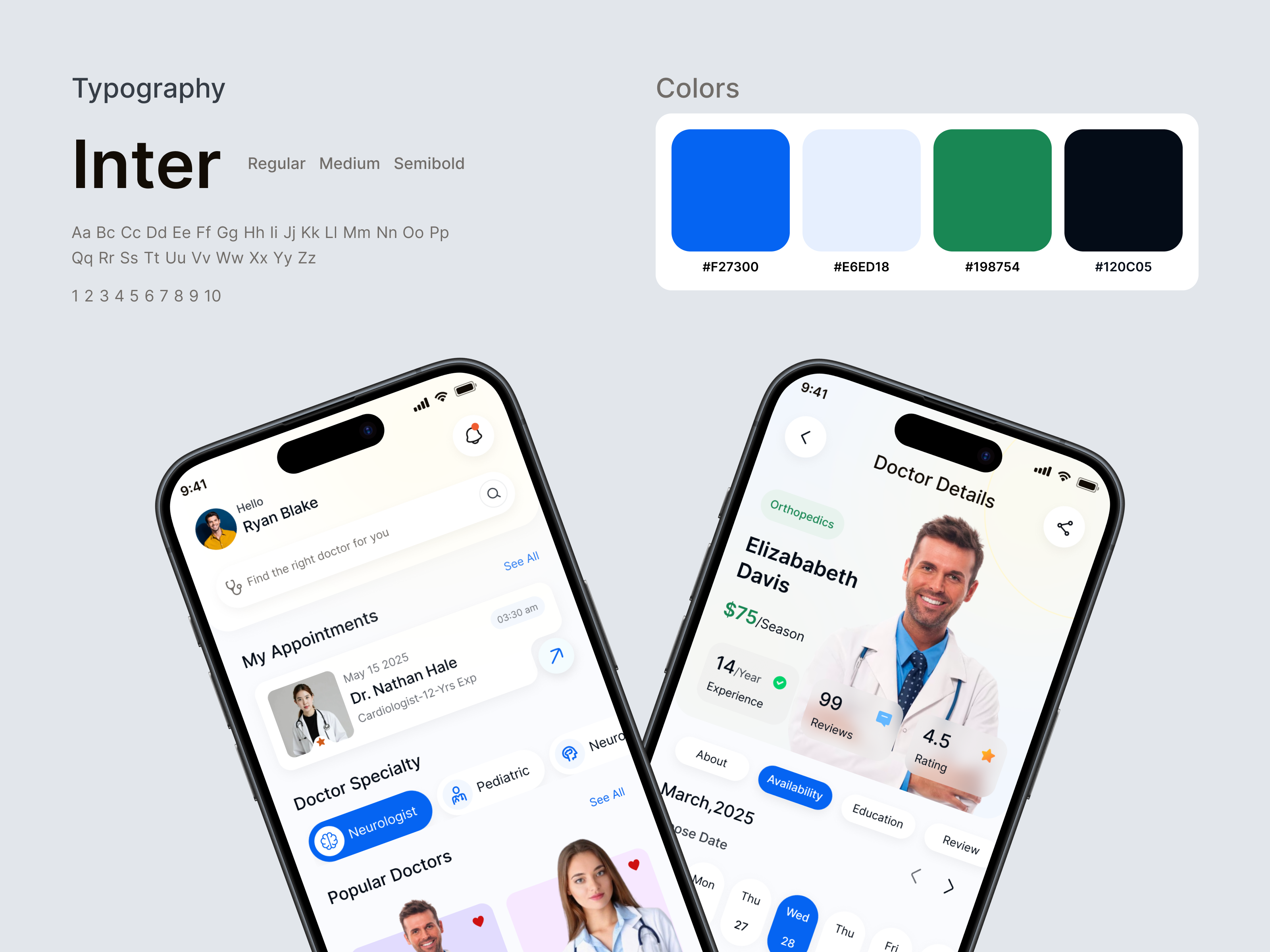 Doctor Appointment Mobile App by Partho Adhikary on Dribbble