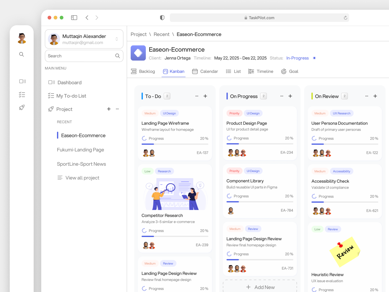 TaskPilot - Task Management Dashboard by Sabilul Muttaqin on Dribbble