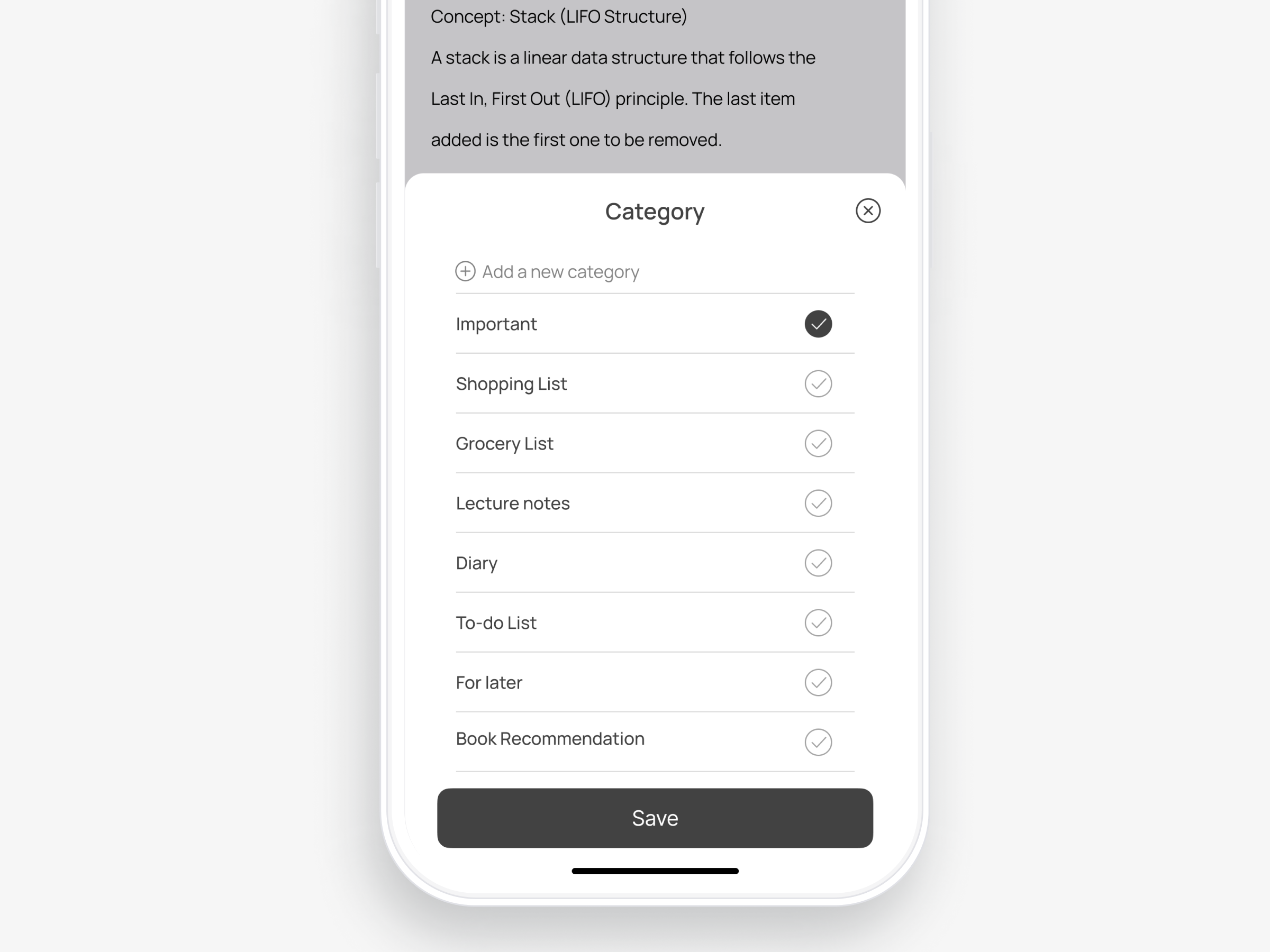 Simple note taking app by Sadia Mahmud on Dribbble
