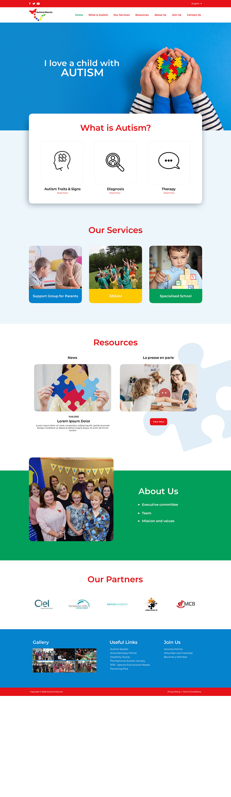 UI design for Autism Maurice by Kamlesh Bedaysee on Dribbble