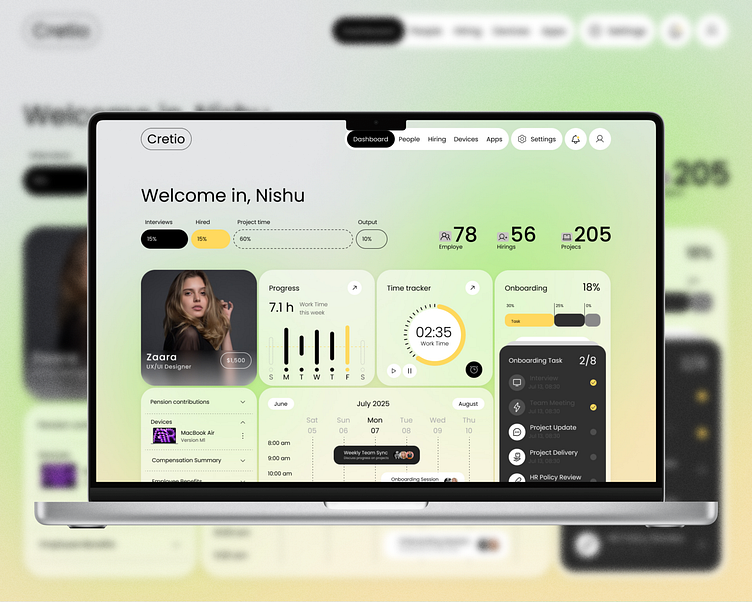 Office Management Dashboard by Imran Hossain on Dribbble