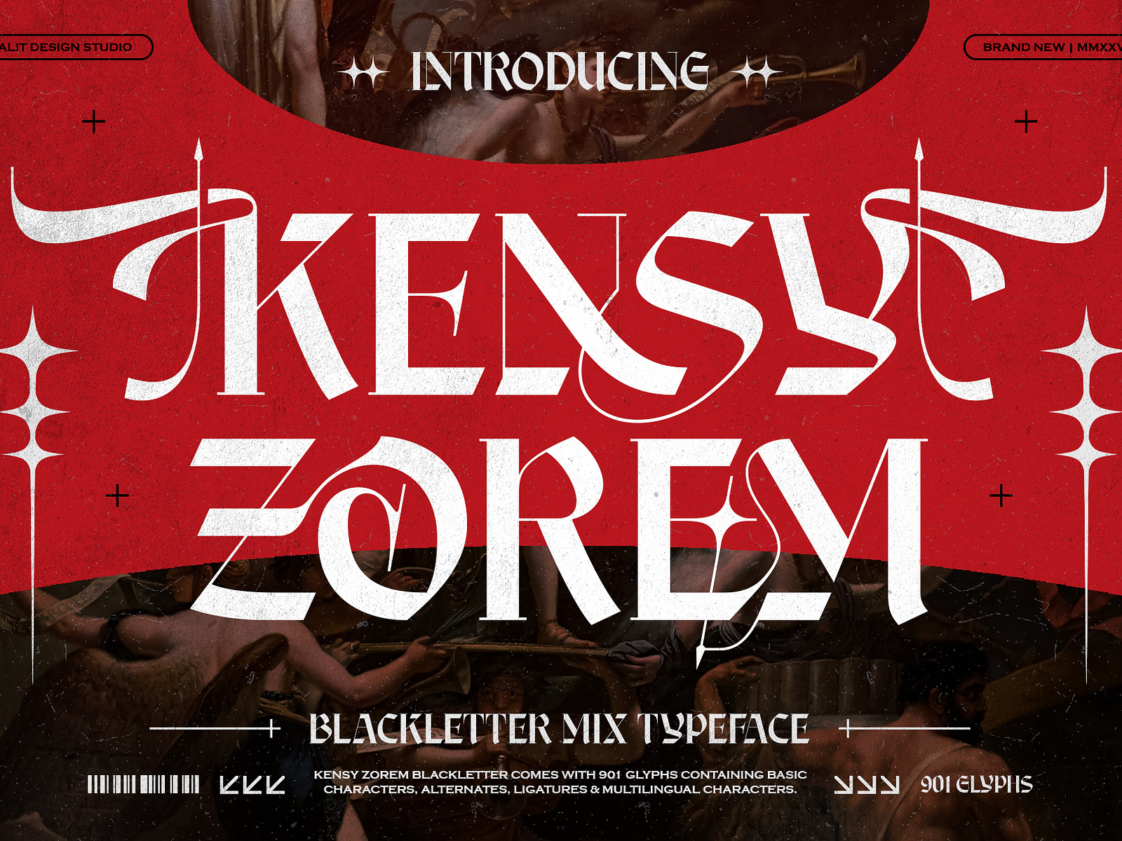 Kensy Zorem Typeface by alit design studio on Dribbble