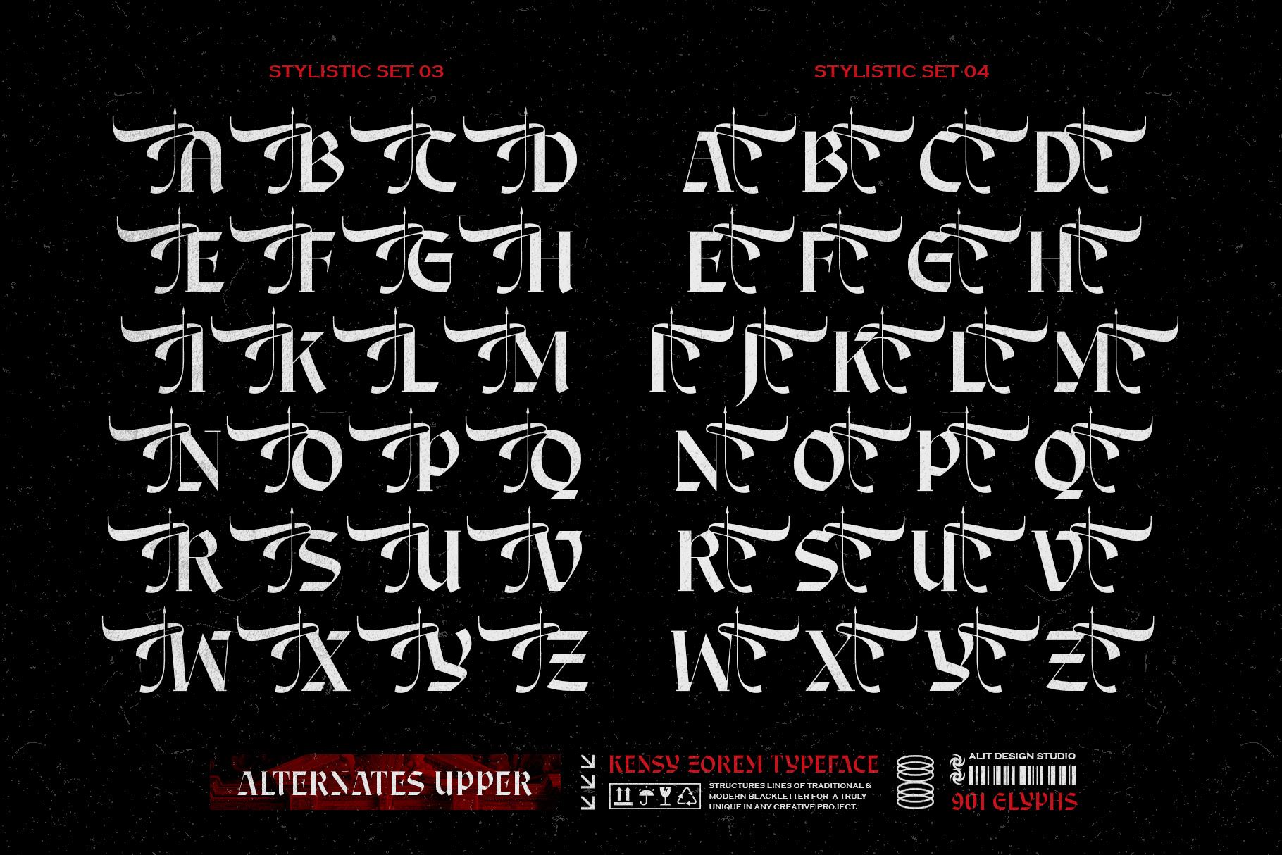Kensy Zorem Typeface by alit design studio on Dribbble