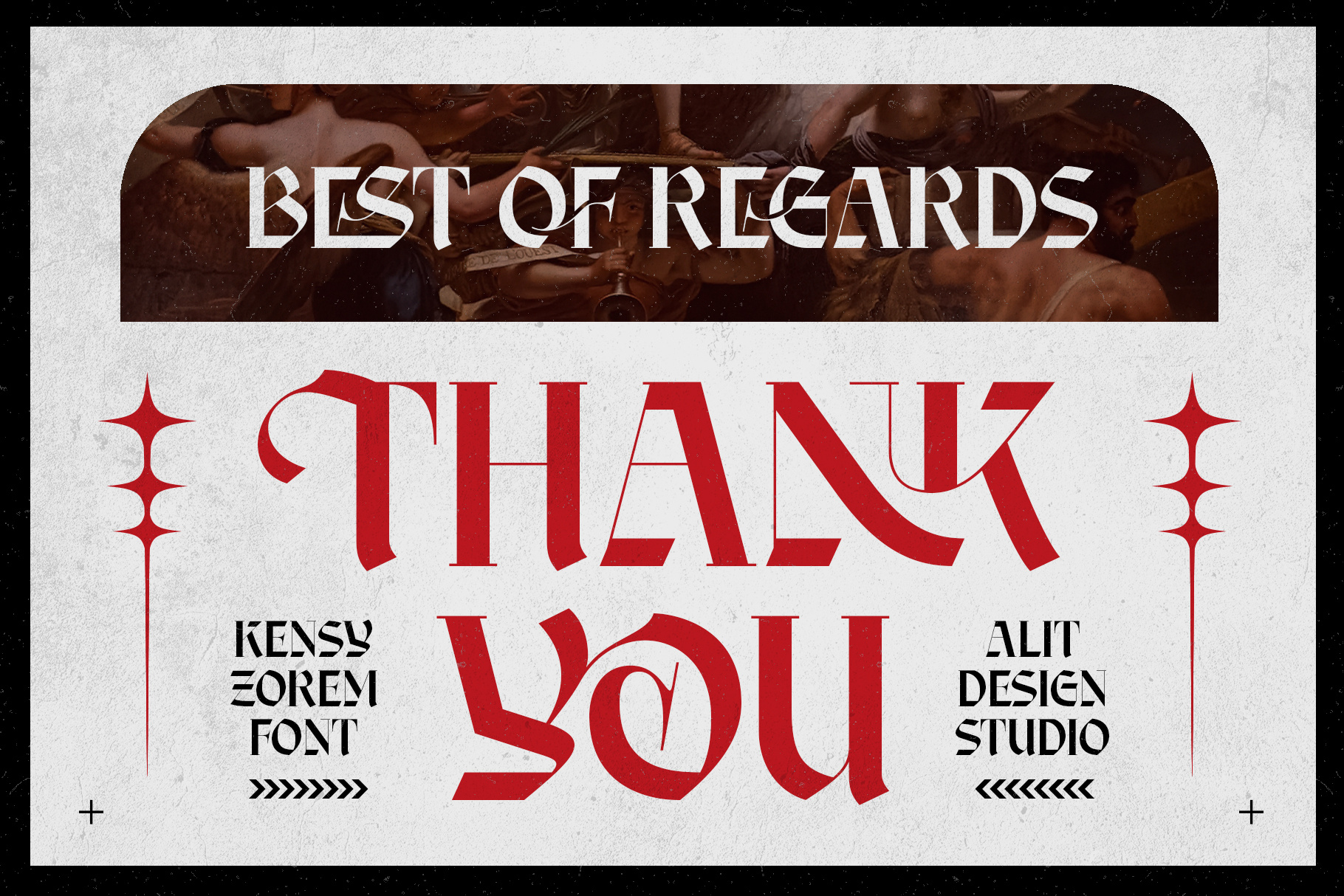 Kensy Zorem Typeface by alit design studio on Dribbble