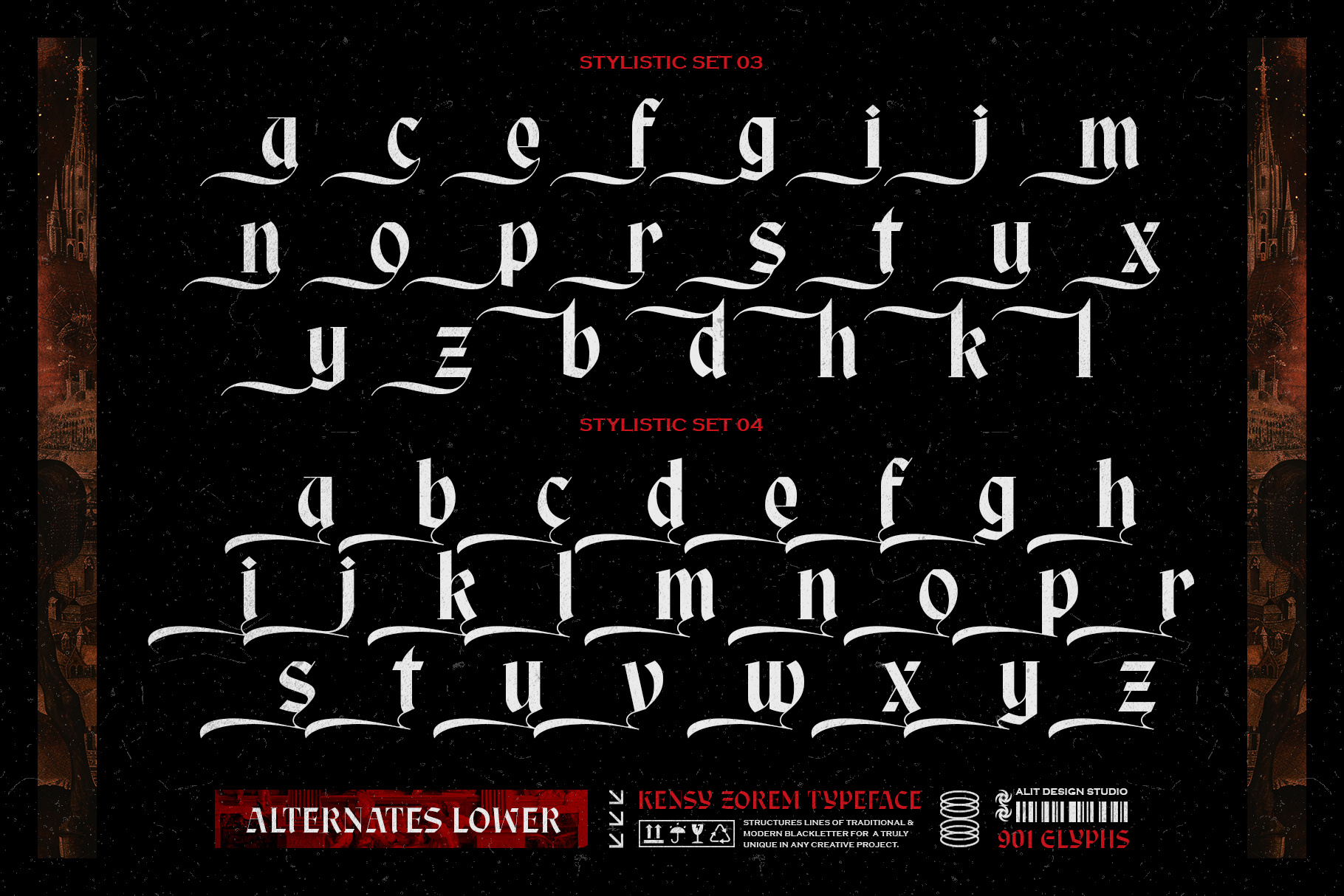 Kensy Zorem Typeface by alit design studio on Dribbble