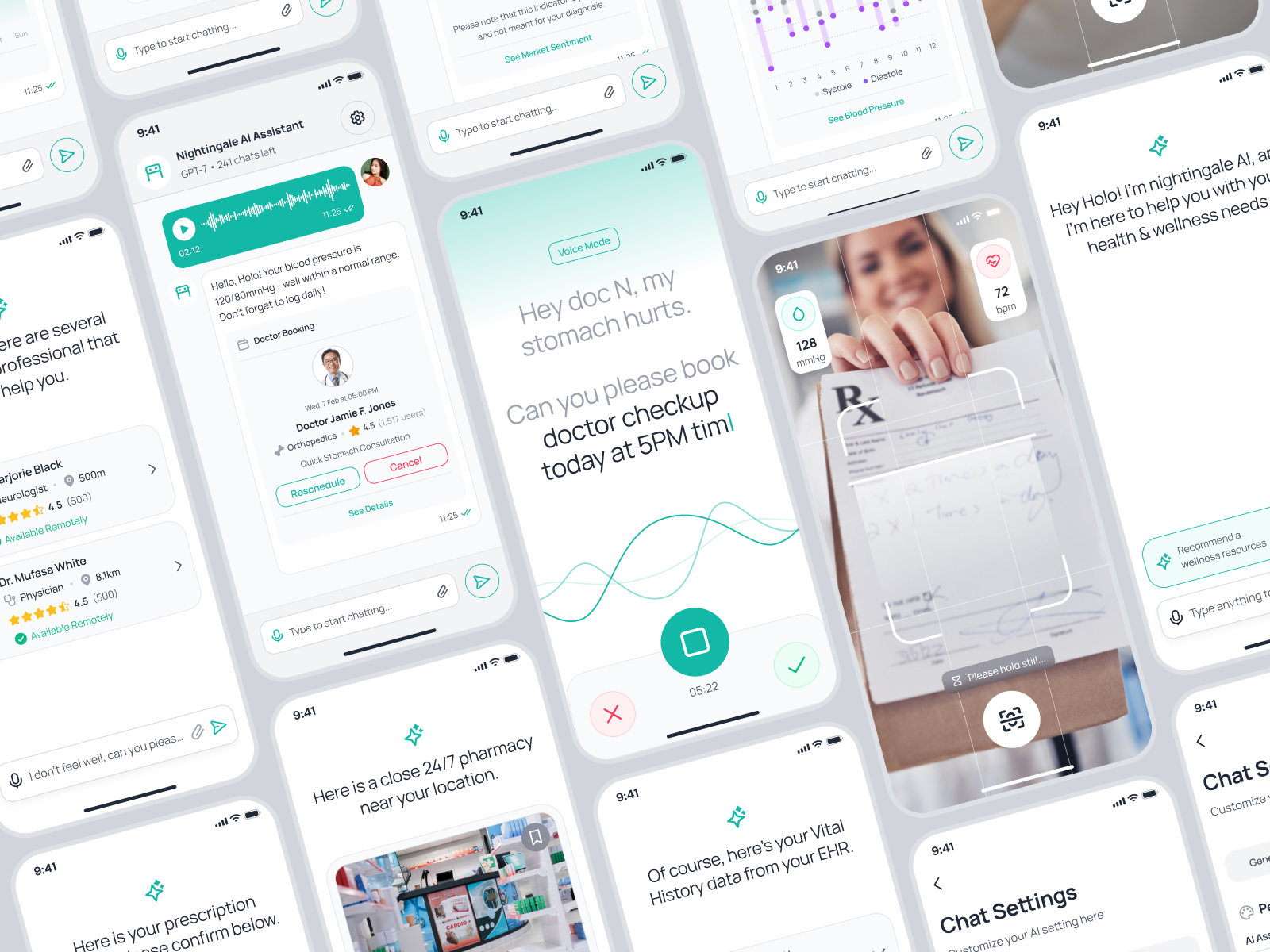 nightingale v2: Upcoming Consultation/Appointment Card UI by ...