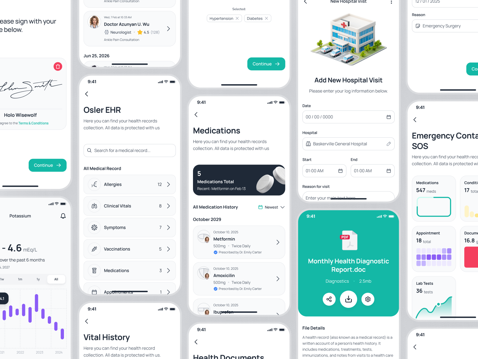 nightingale v2: Upcoming Consultation/Appointment Card UI by ...