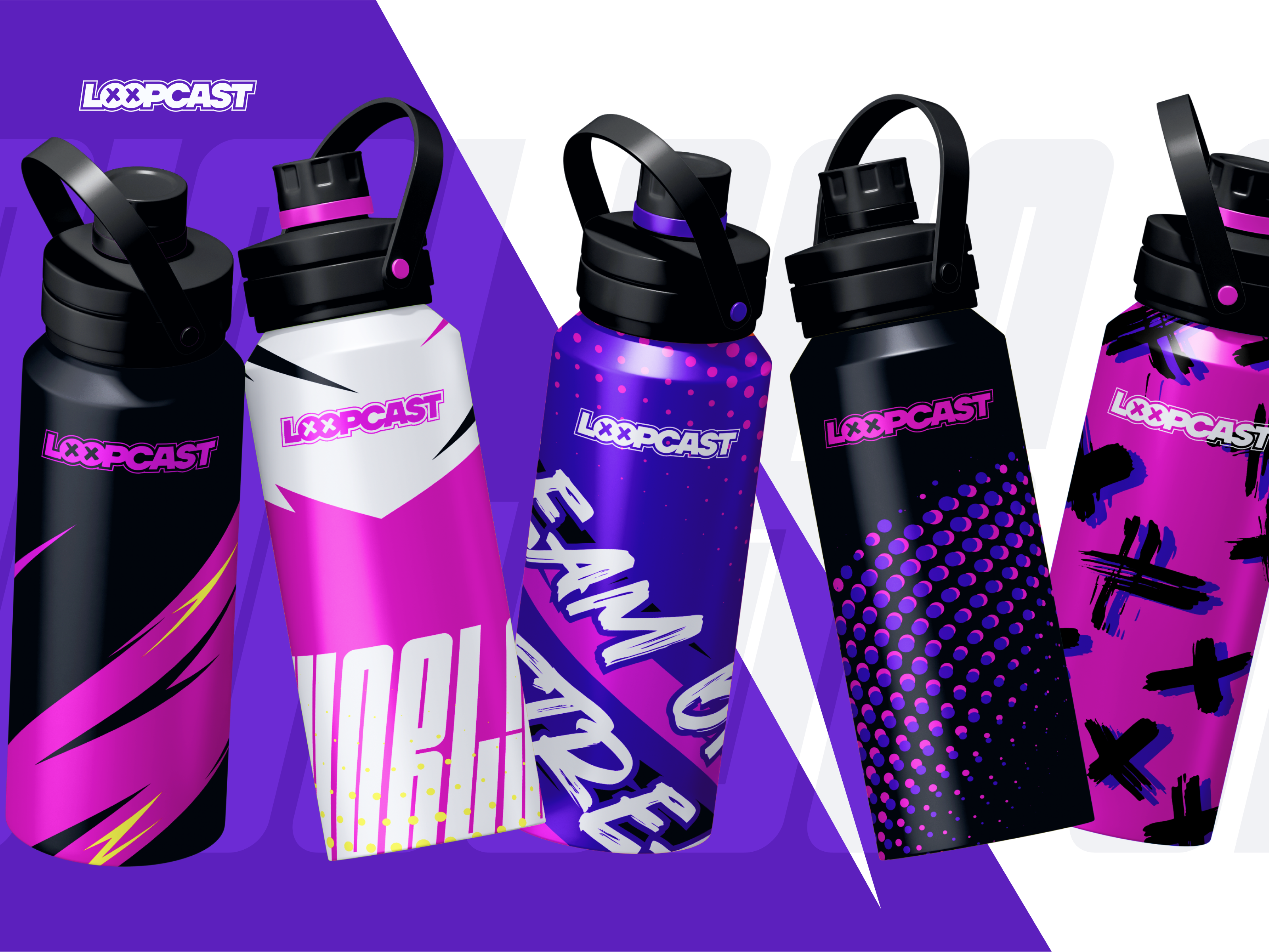 Loopcast – Game Streaming Branding Design by Phenomenon Labs for Phenomenon Studio on Dribbble