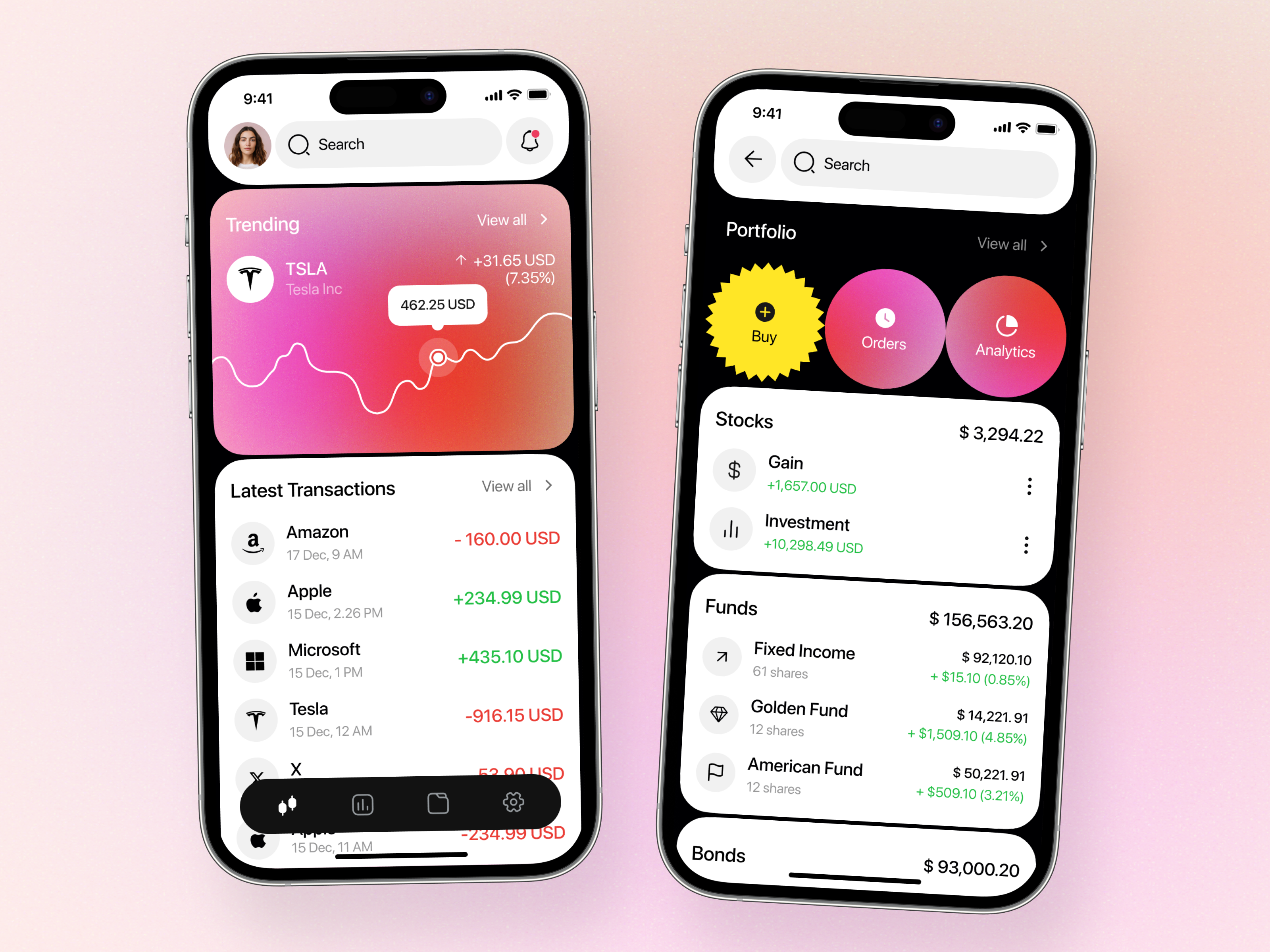 Fintech Mobile App UI Design by Ronas IT | UI/UX Team on Dribbble