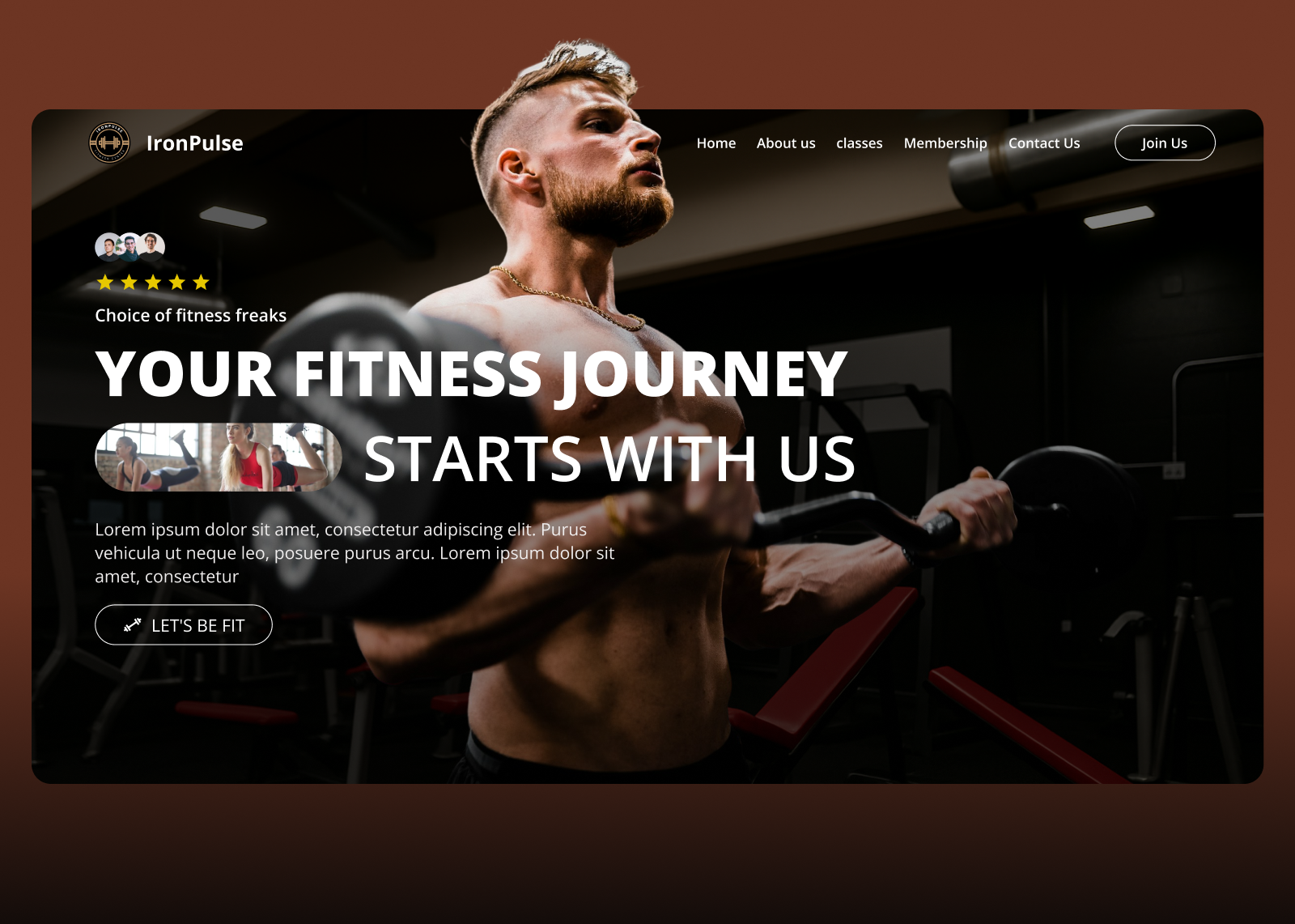 Gym Website UI/UX Design by Safal_ui.ux on Dribbble