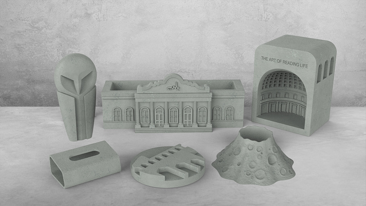 3D print ready models for cement casting by Shakiba Jamshidi on Dribbble