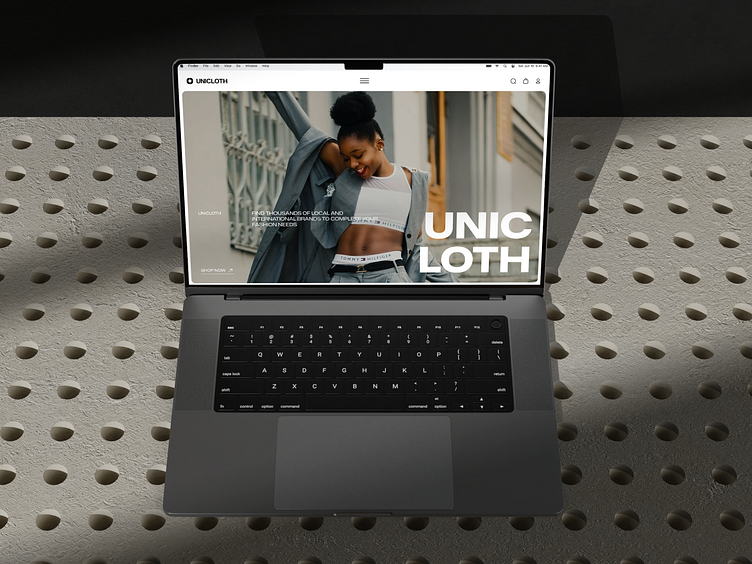 Unicloth - Clothing E-Commerce Landing Page by Emily Johansson for ...