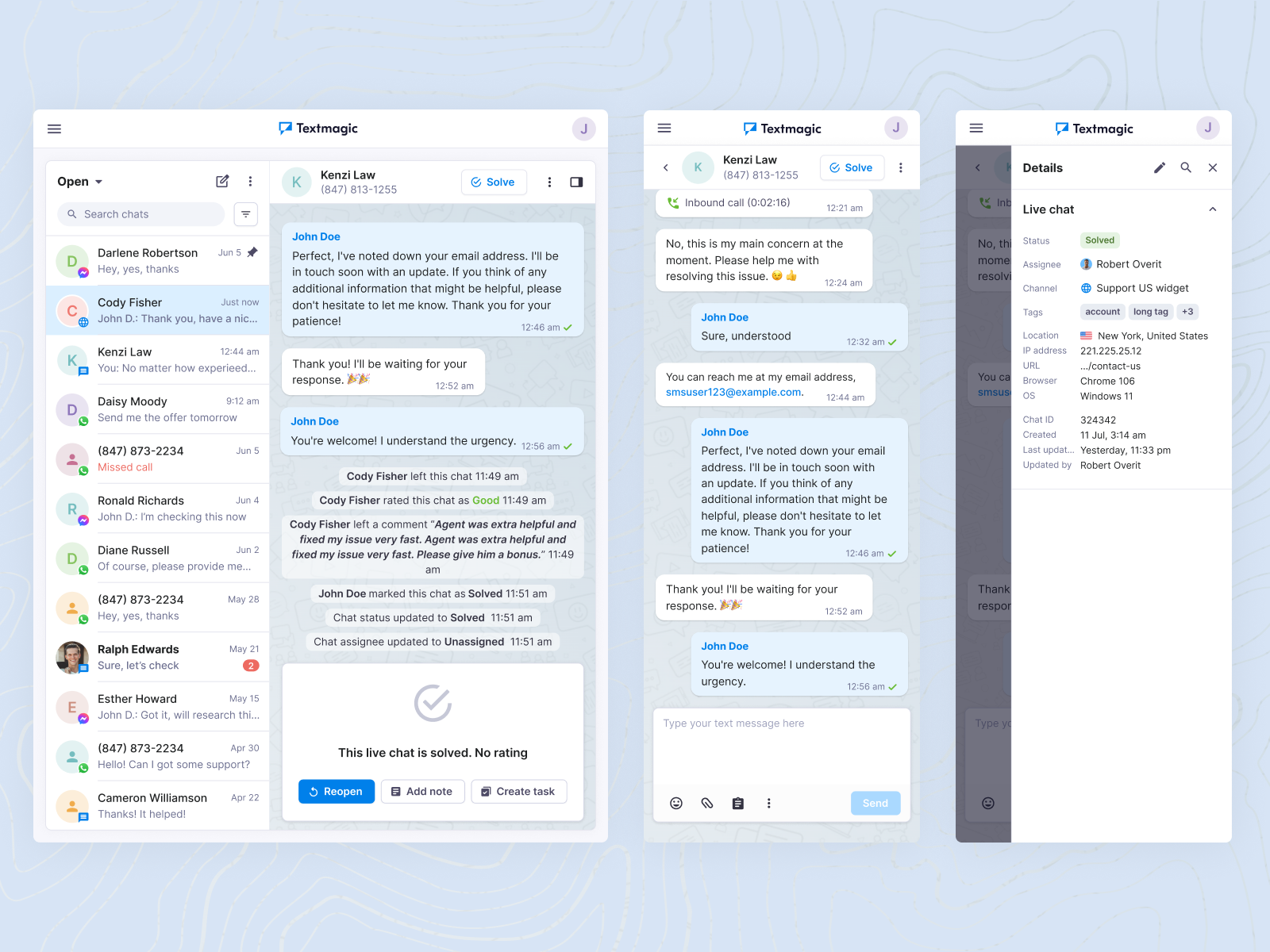 Textmagic – Chats (Messenger) by Stetsenko Igor on Dribbble