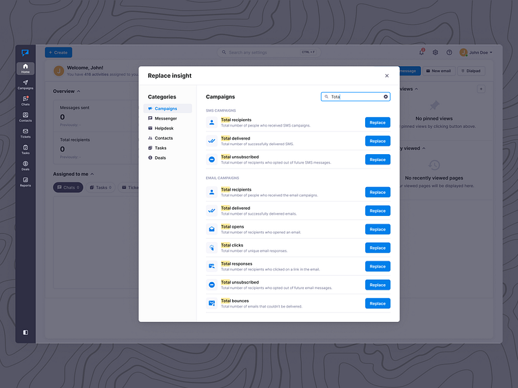 Textmagic – Home Dashboard by Stetsenko Igor on Dribbble