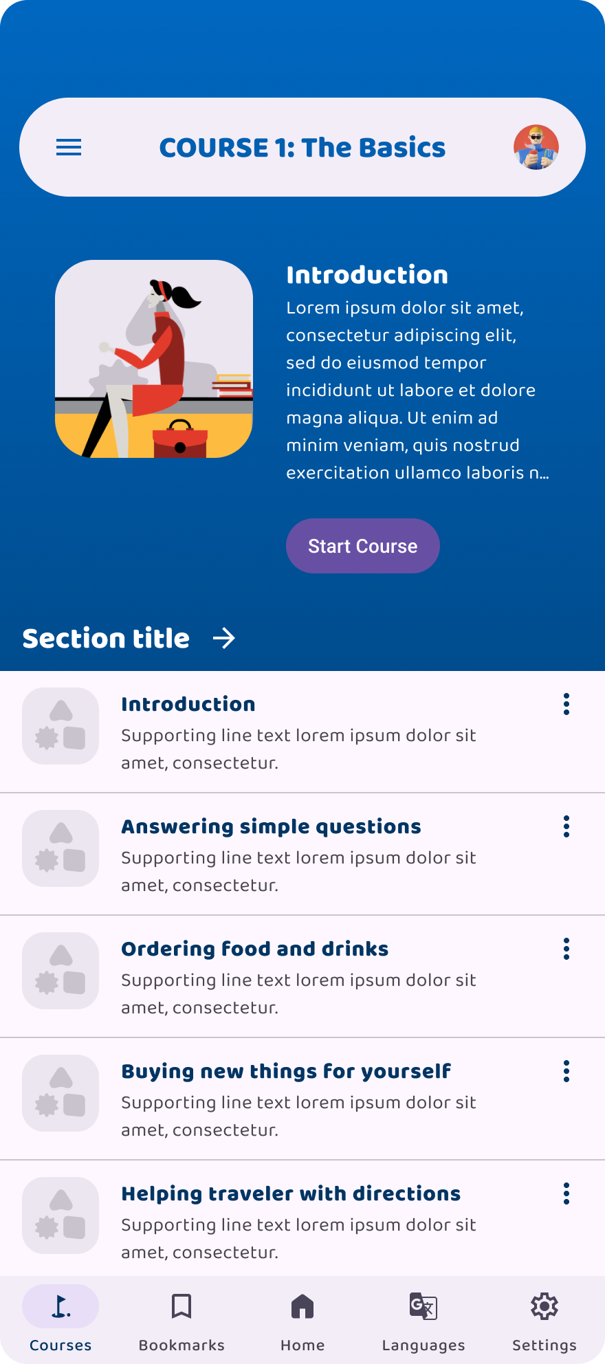 Product UI Design (Mobile Language App ) by ndguirnalda on Dribbble