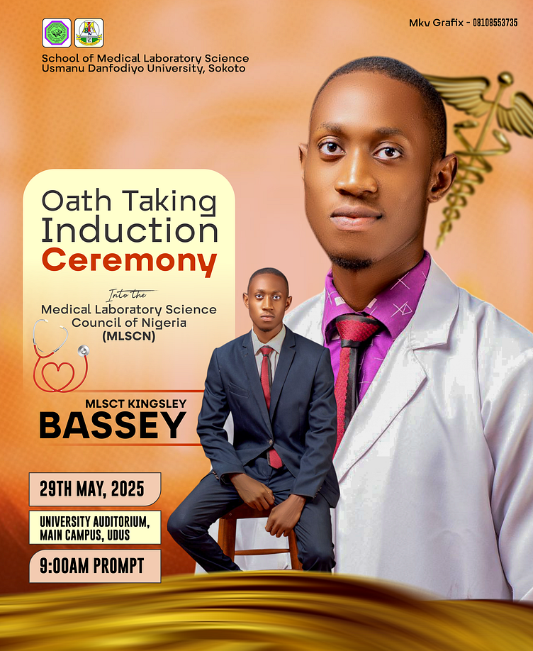 Oath Taking and Induction Ceremony Poster by Theophilus Emmanuel on ...