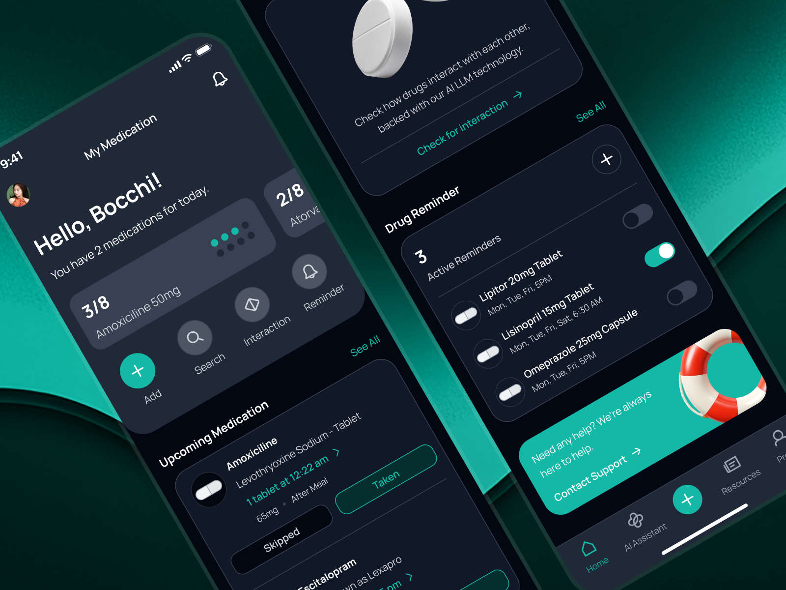 nightingale v2: AI Medical & Health Assistant UIUX Flow by strangehelix ...