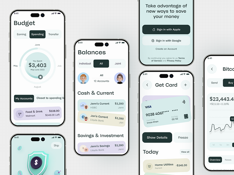 Fintech Money Management App UI Design by Ofspace UX/UI on Dribbble